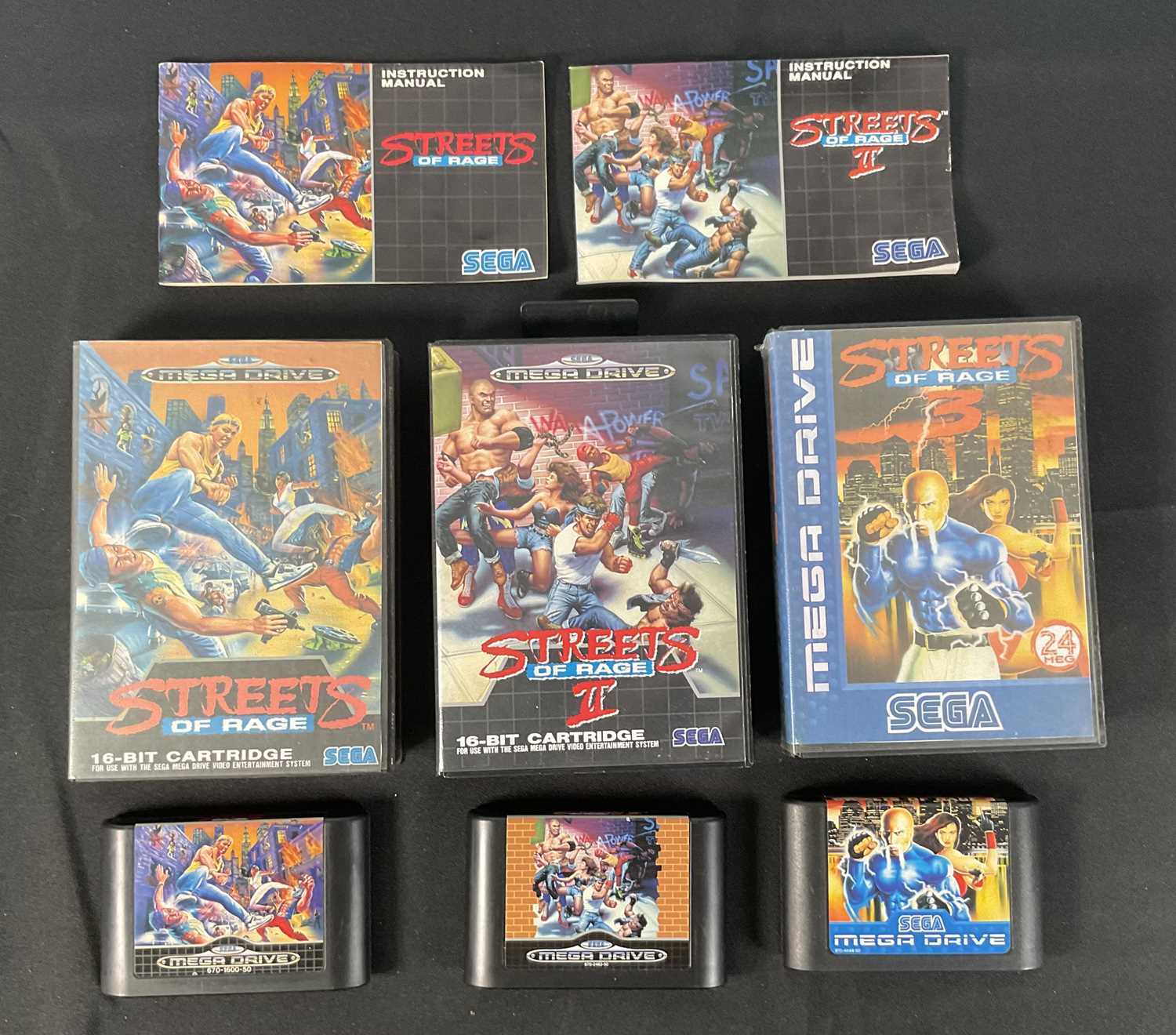 Lot 551 - SEGA MEGA DRIVE - A group of three boxed