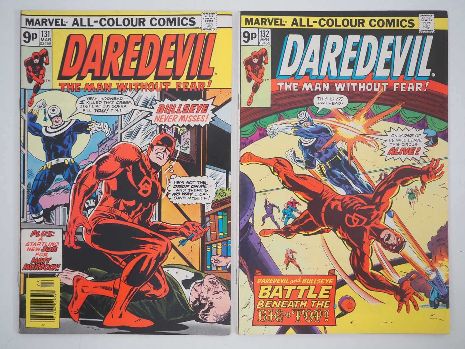 Lot 38 - DAREDEVIL #131 & 132 - (2 in Lot) - (1976
