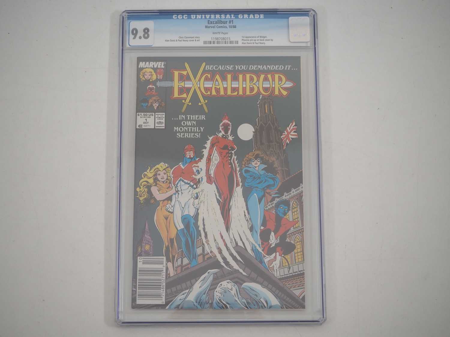 Lot 121 - EXCALIBUR #1 (1988 - MARVEL) - GRADED