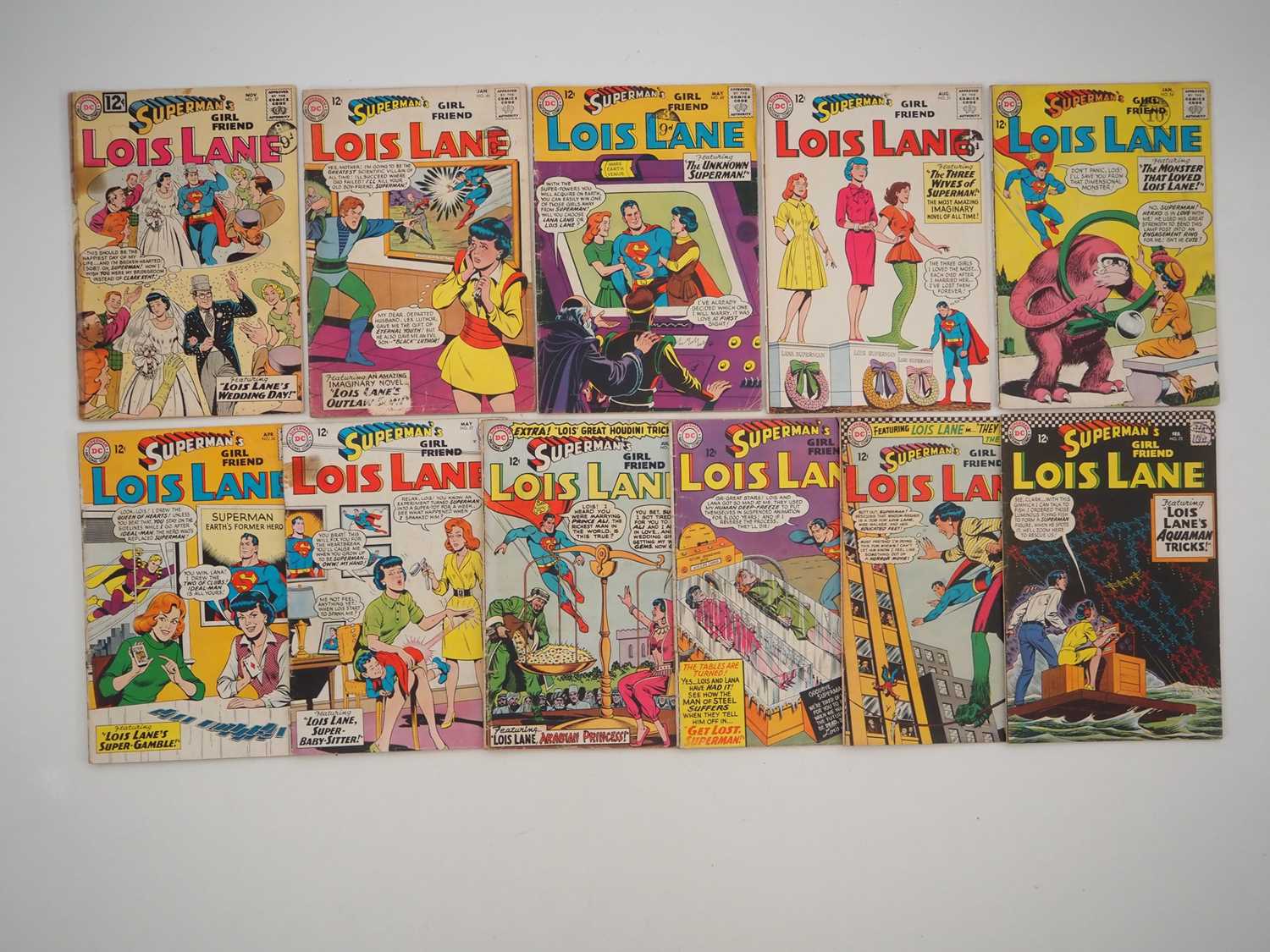 Lot 244 - SUPERMAN'S GIRLFRIEND, LOIS LANE #37, 46, 49,