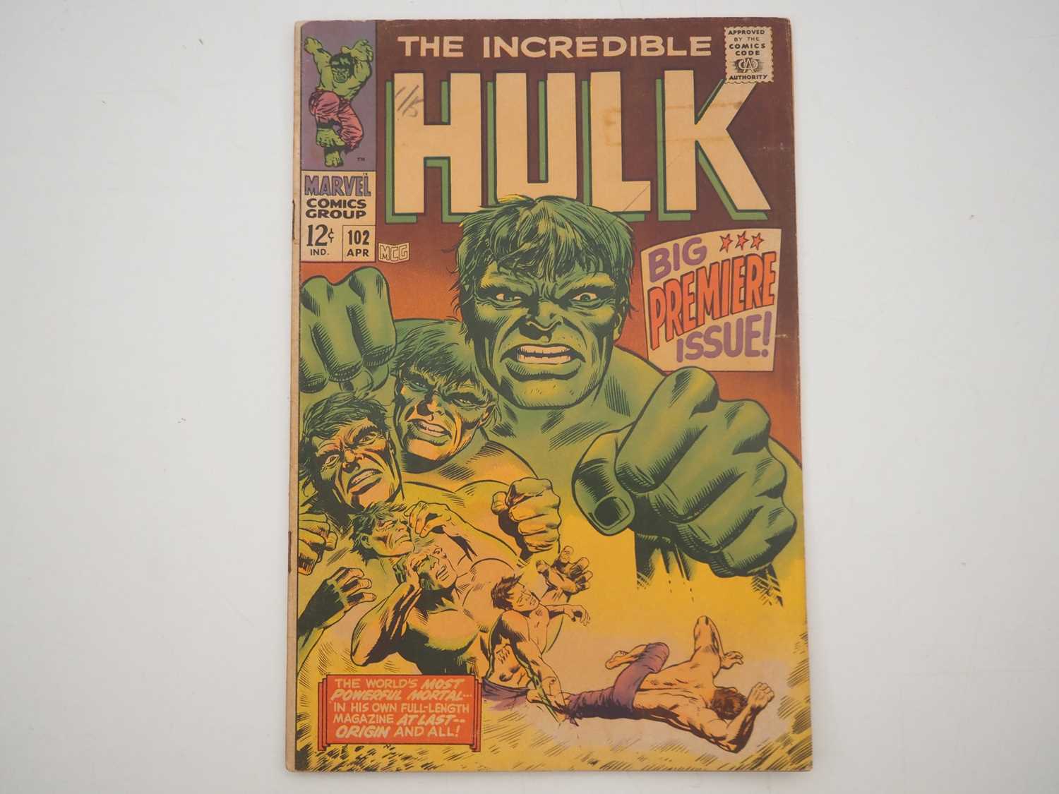 Lot 289 - INCREDIBLE HULK #102 (1968 - MARVEL) First