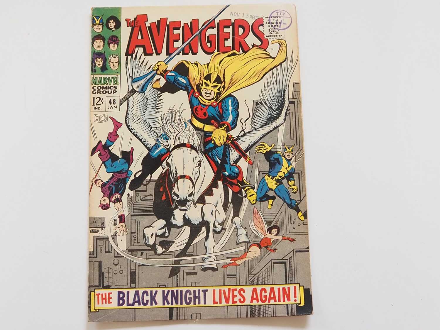 Lot 312 - AVENGERS #48 (1968 - MARVEL) - The first