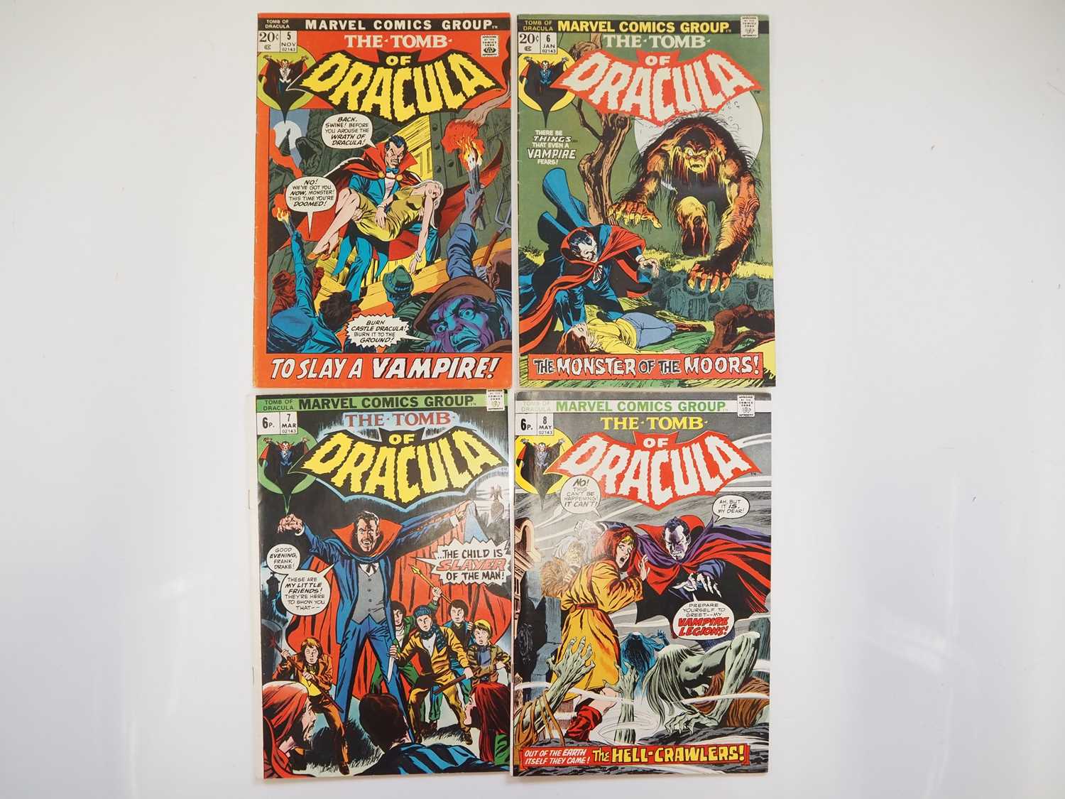 Lot 337 - TOMB OF DRACULA #5, 6, 7, 8 (4 in Lot)