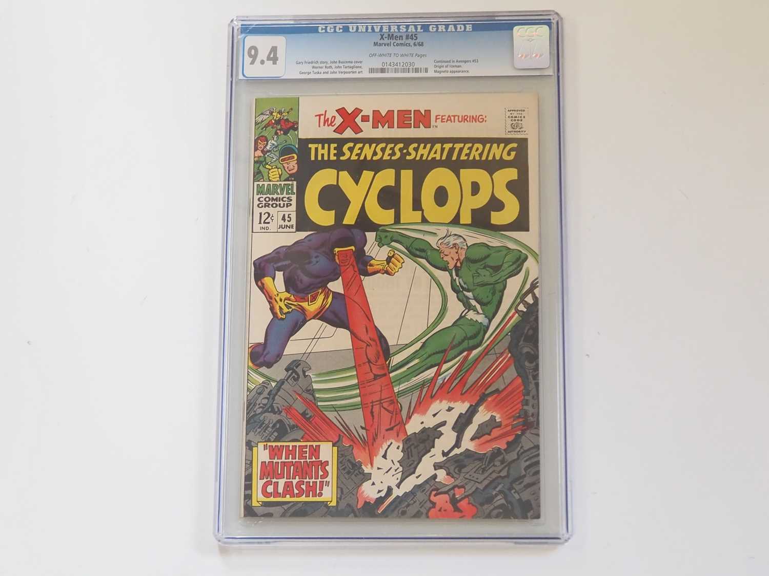 Lot 451 - X-MEN #45 (1968 - MARVEL) - GRADED 9.4(NM)