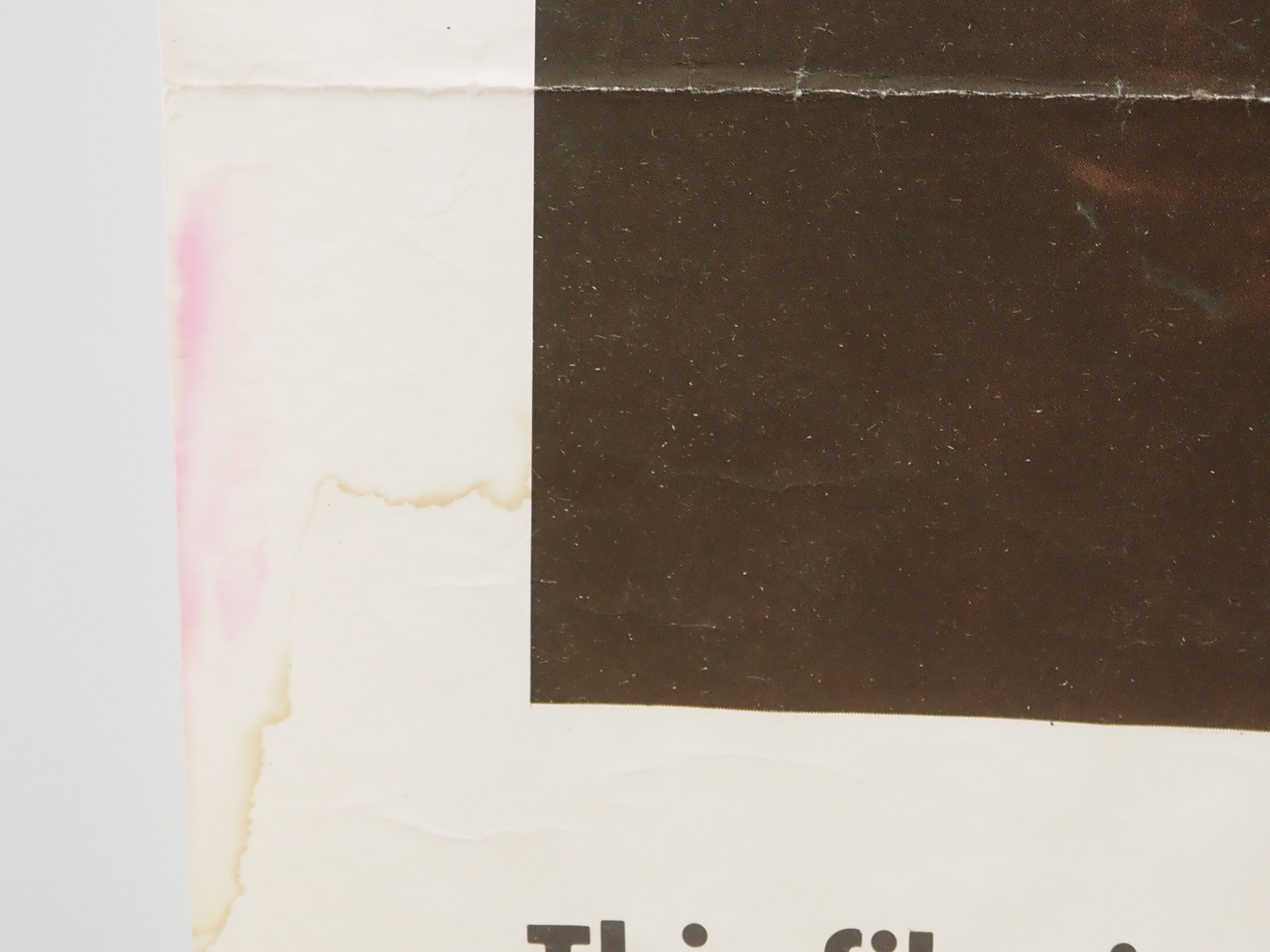 Lot 74 - PERFORMANCE (1970) UK Quad film poster - rock