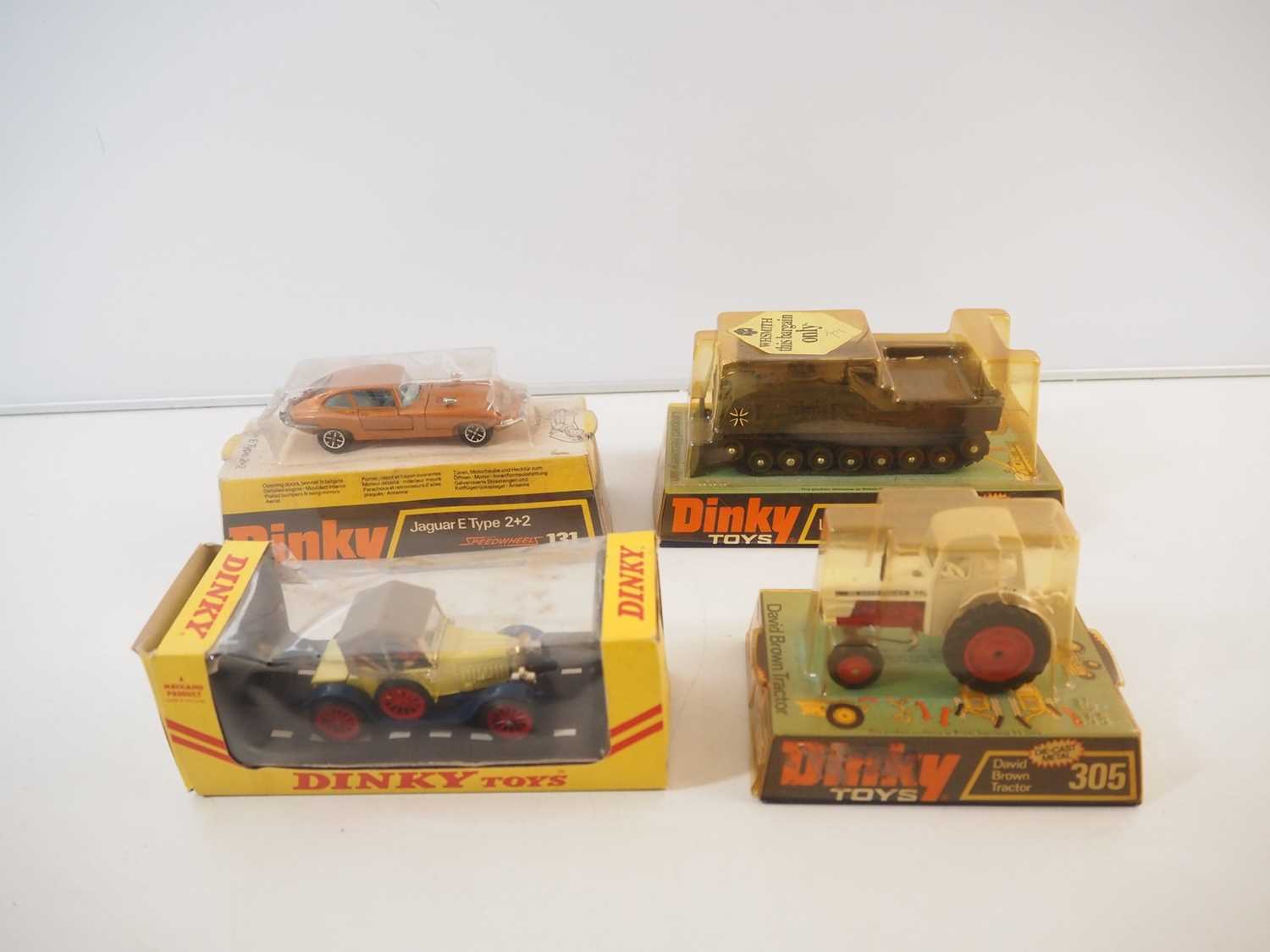Lot 63 - A group of vintage DINKY diecast vehicles in