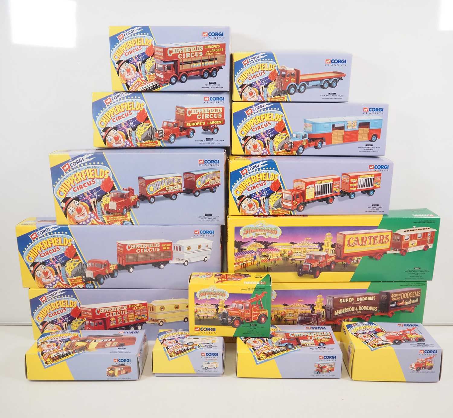 Lot 103 - A large group of CORGI CLASSICS vans and