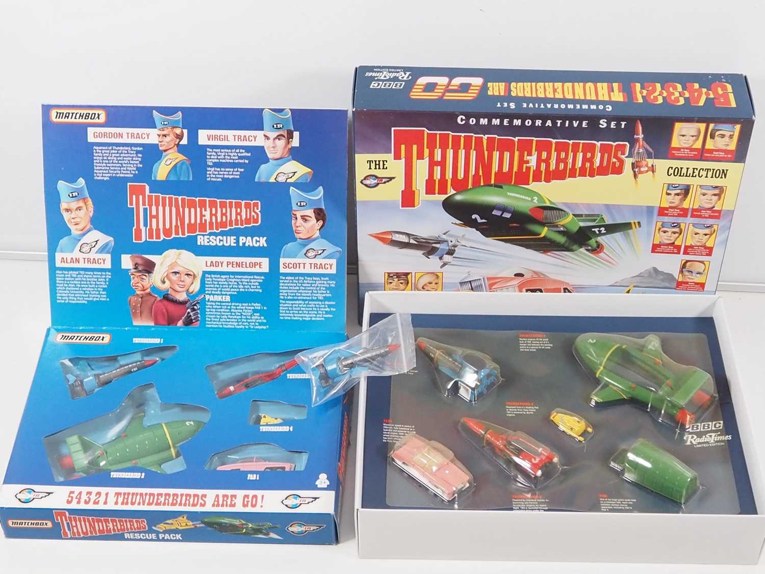 Lot 173 - A pair of MATCHBOX Thunderbirds vehicle
