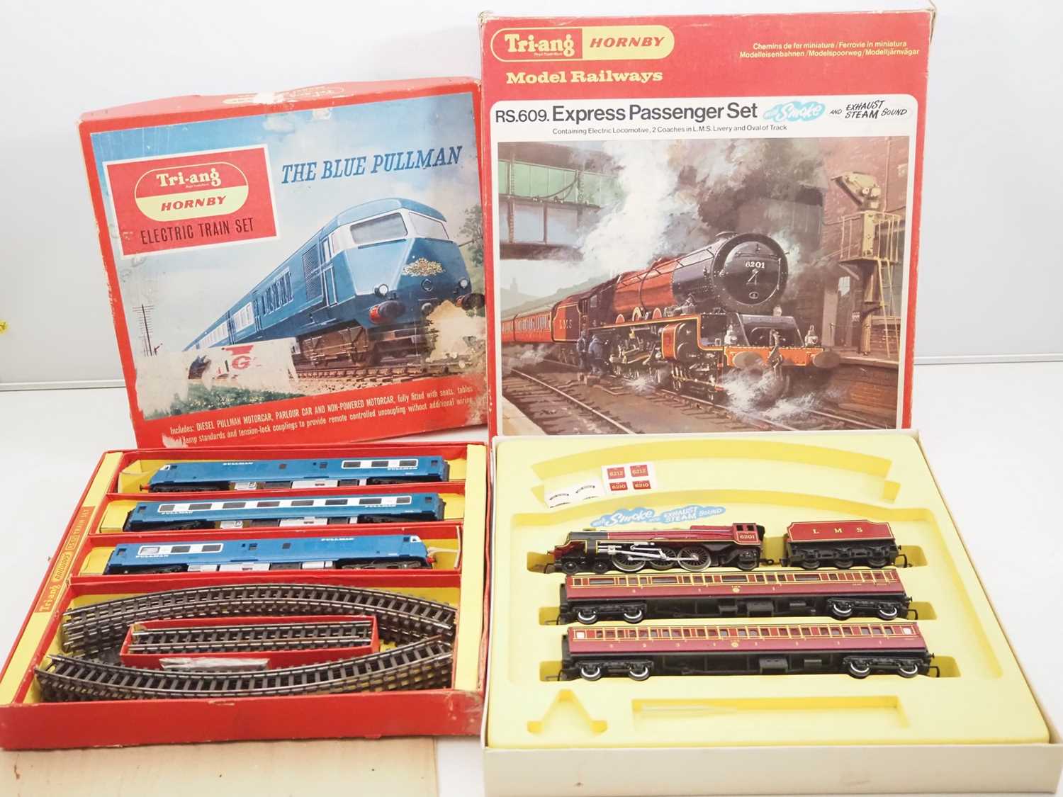 Lot 332 - A pair of TRI-ANG HORNBY OO gauge train sets