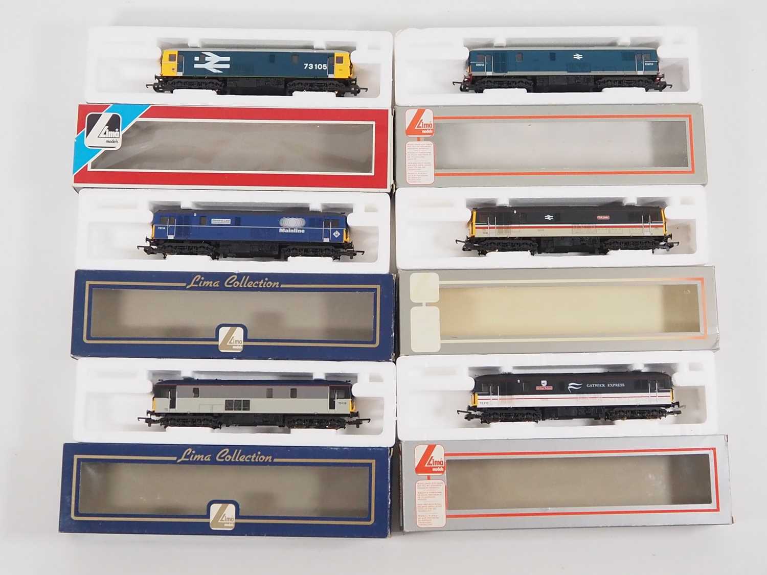 Lot 413 - A group of LIMA OO gauge class 73