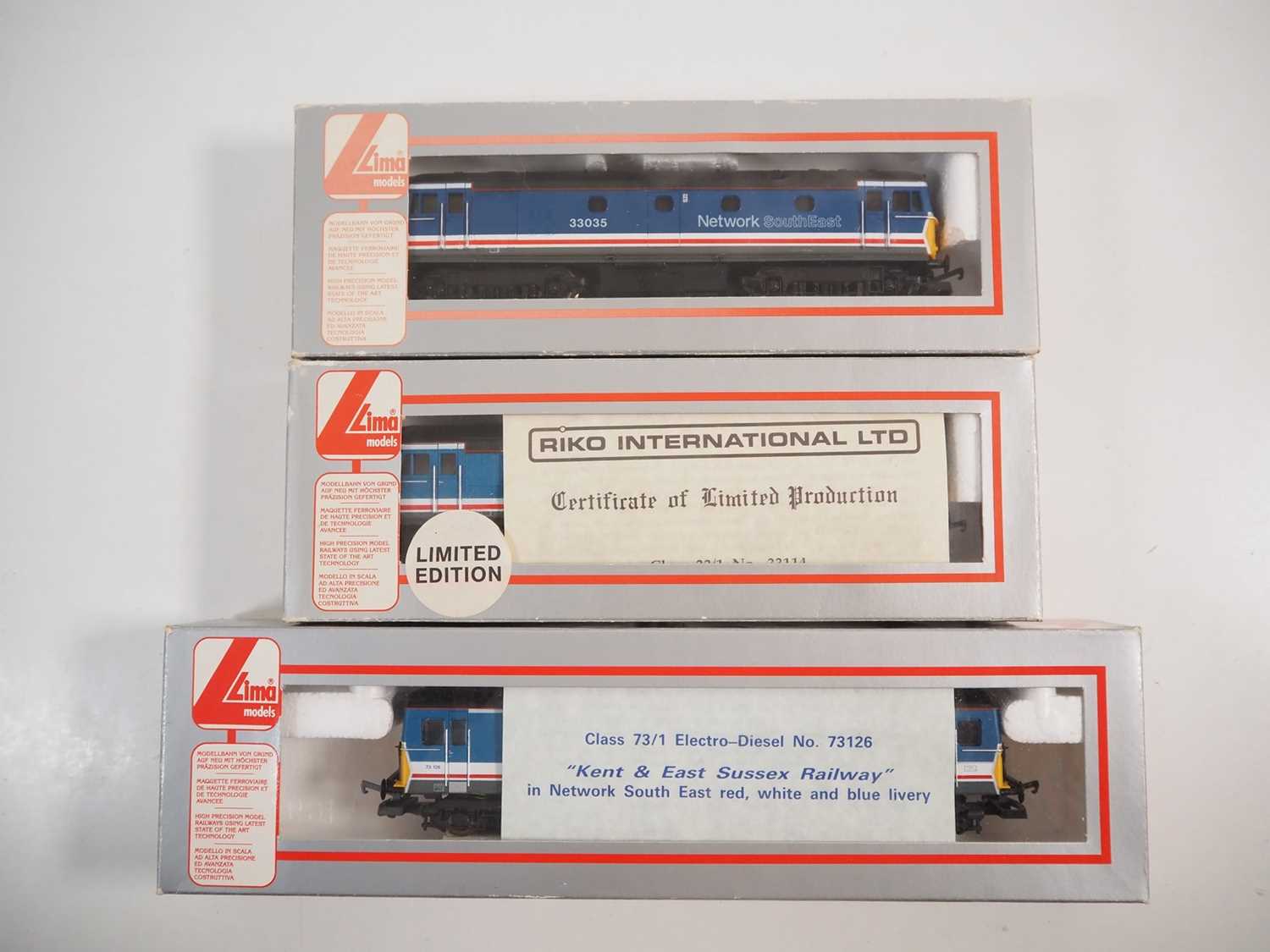 Lot 421 - A group of LIMA OO gauge class 33 and class