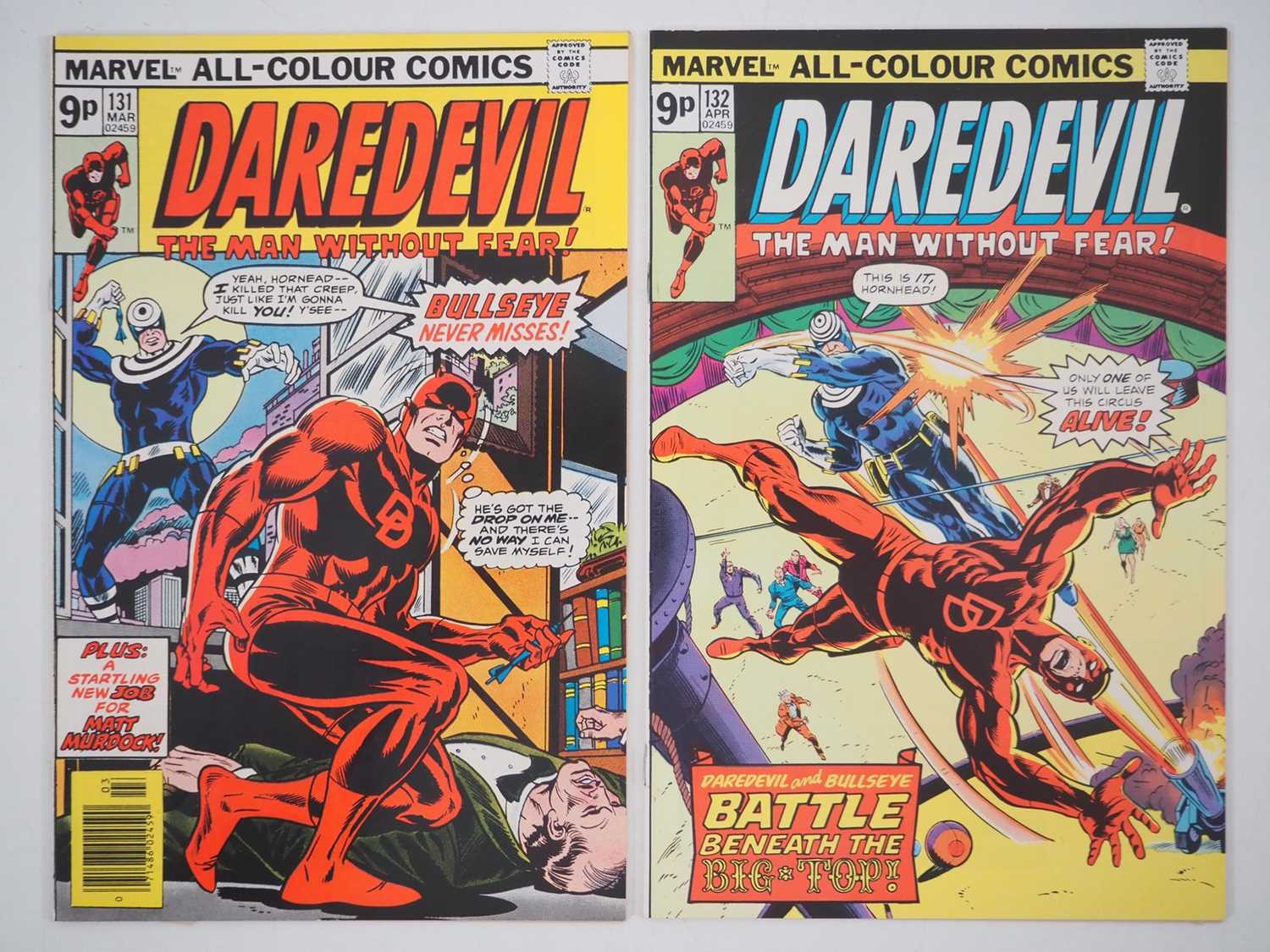 Lot 80 - DAREDEVIL #131 & 132 - (2 in Lot) - (1976