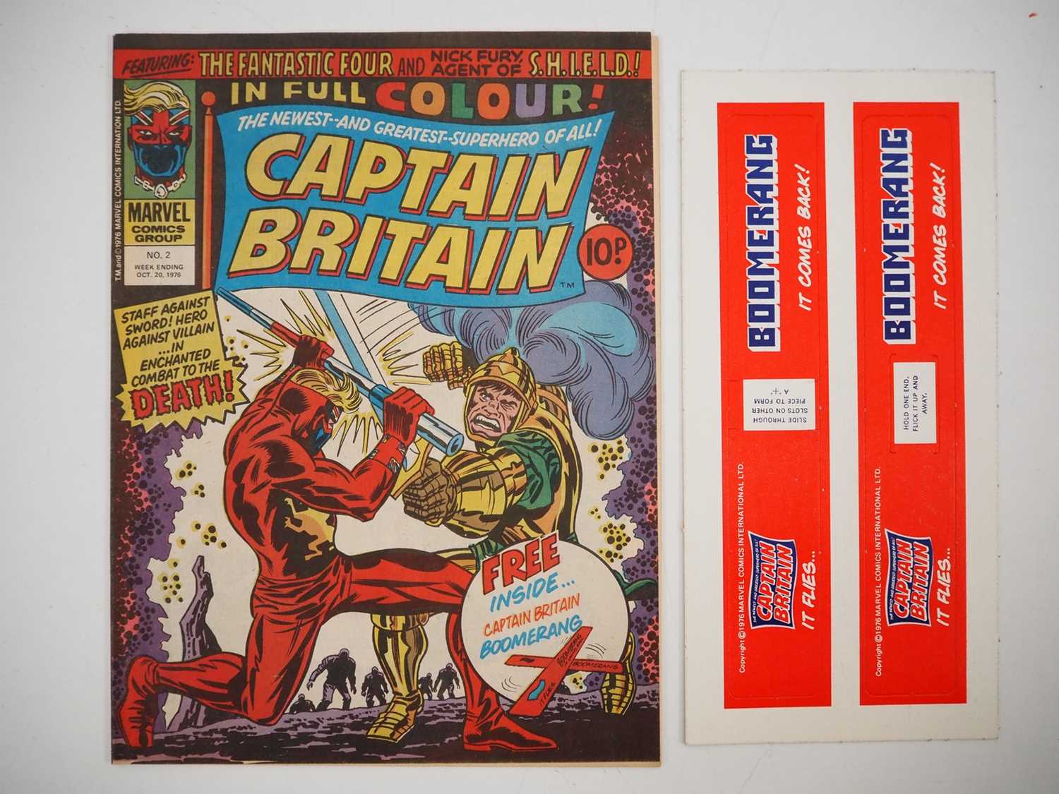 Lot 123 - CAPTAIN BRITAIN #2 - (1976 - BRITISH MARVEL)