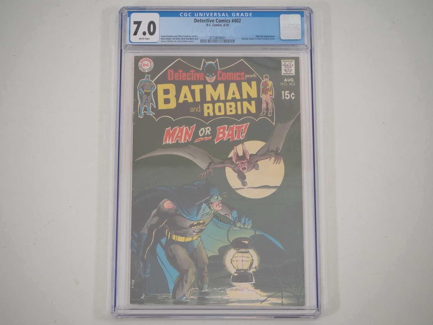 Lot 194 - DETECTIVE COMICS #402 (1970 - DC) - GRADED 7.