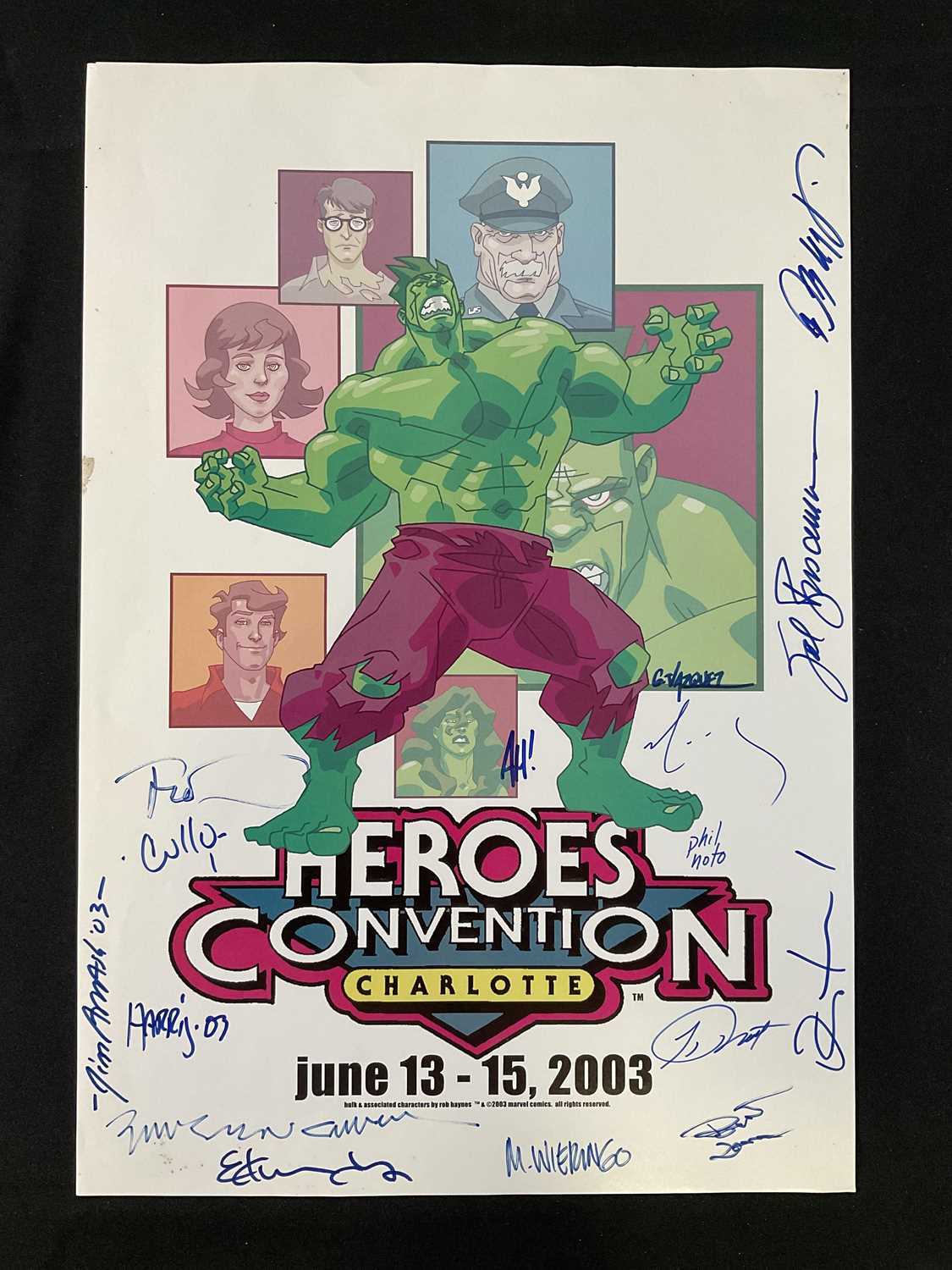 Lot 74 - A pair of multi-signed posters featuring