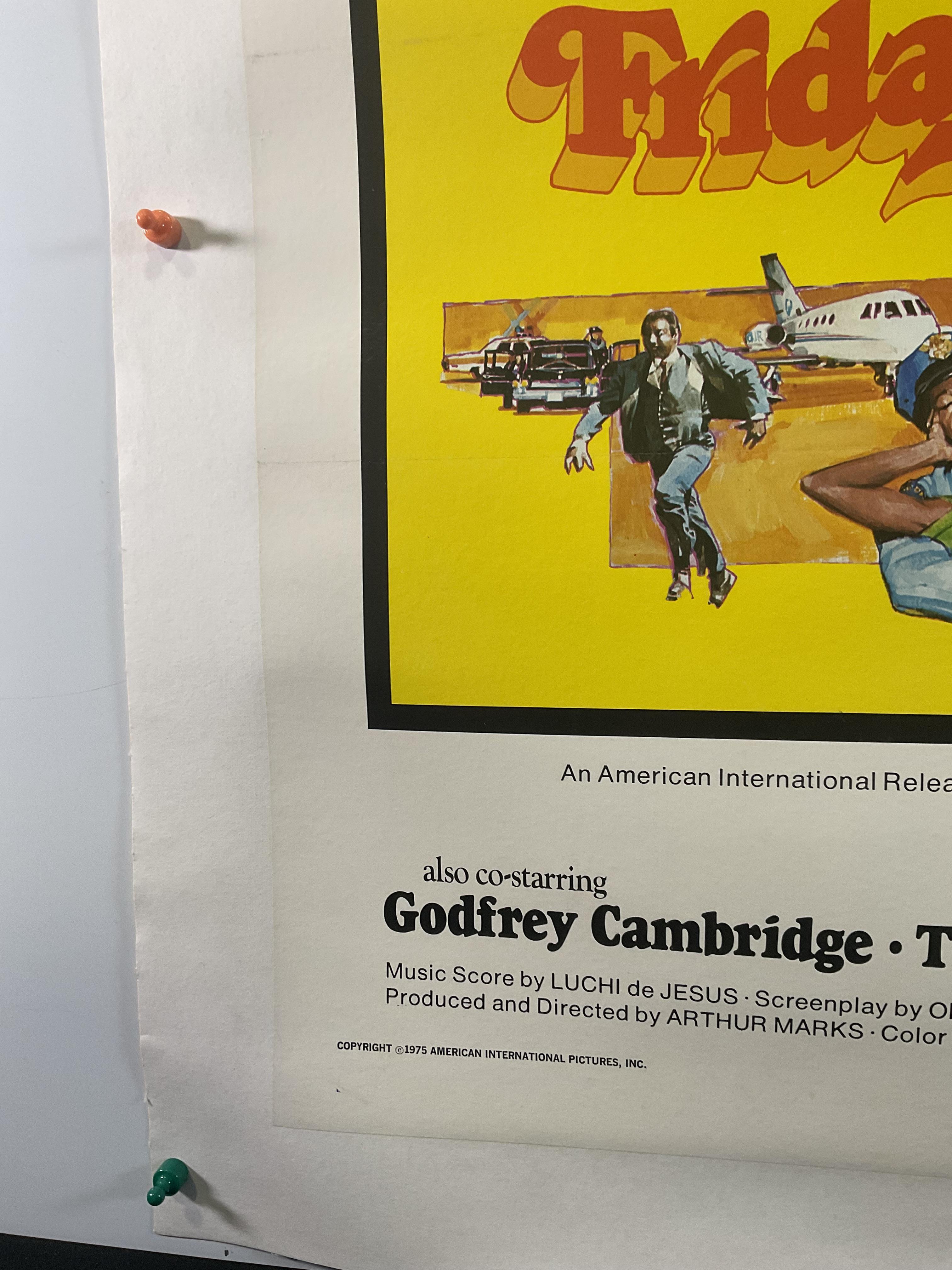 Lot 35 - FRIDAY FOSTER (1976) US one sheet - full