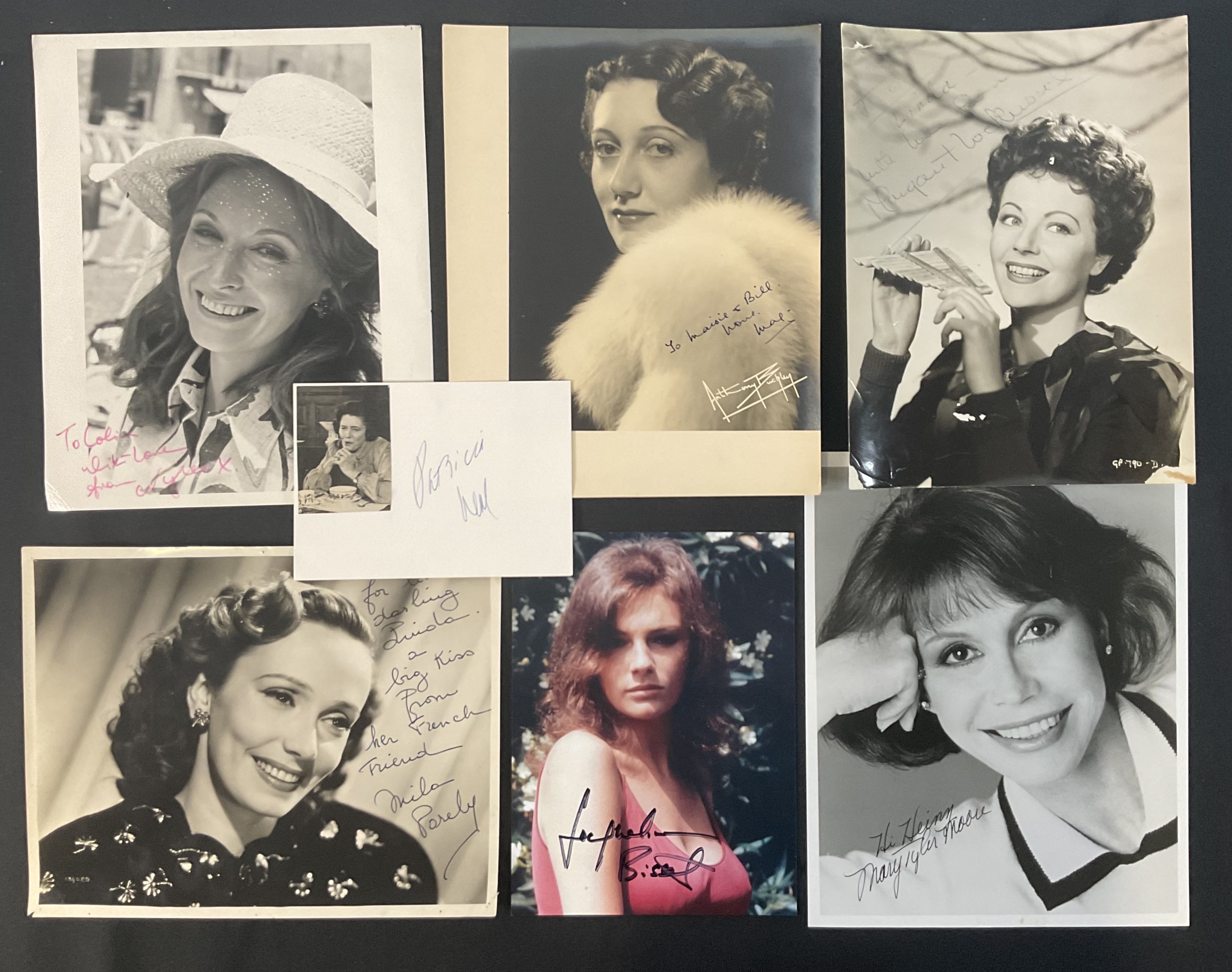 Lot 92 - ACTRESSES - A group of female actresses'