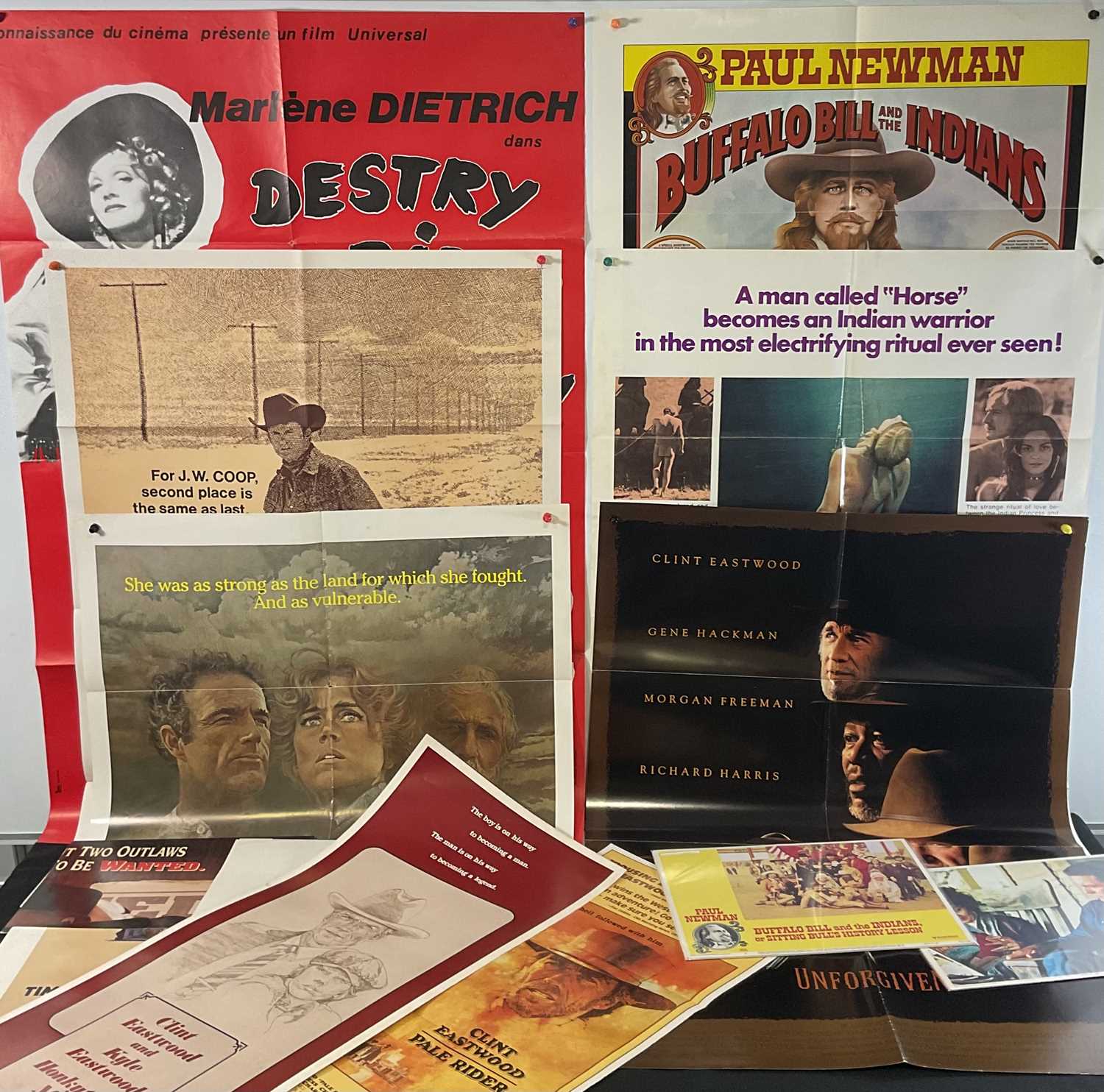 Lot 346 - Western film posters collection to include: