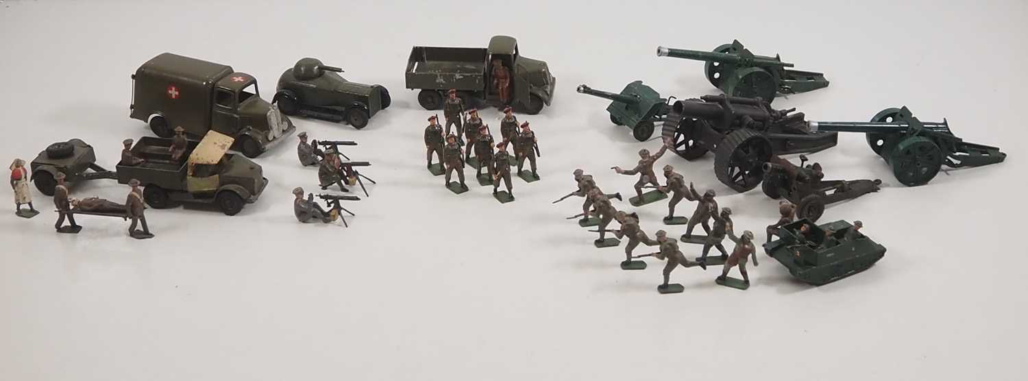 Lot 68 - A group of vintage diecast figures by