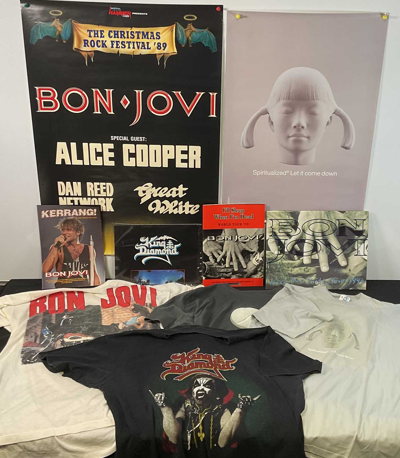 Lot 388 - A collection of heavy metal memorabilia
