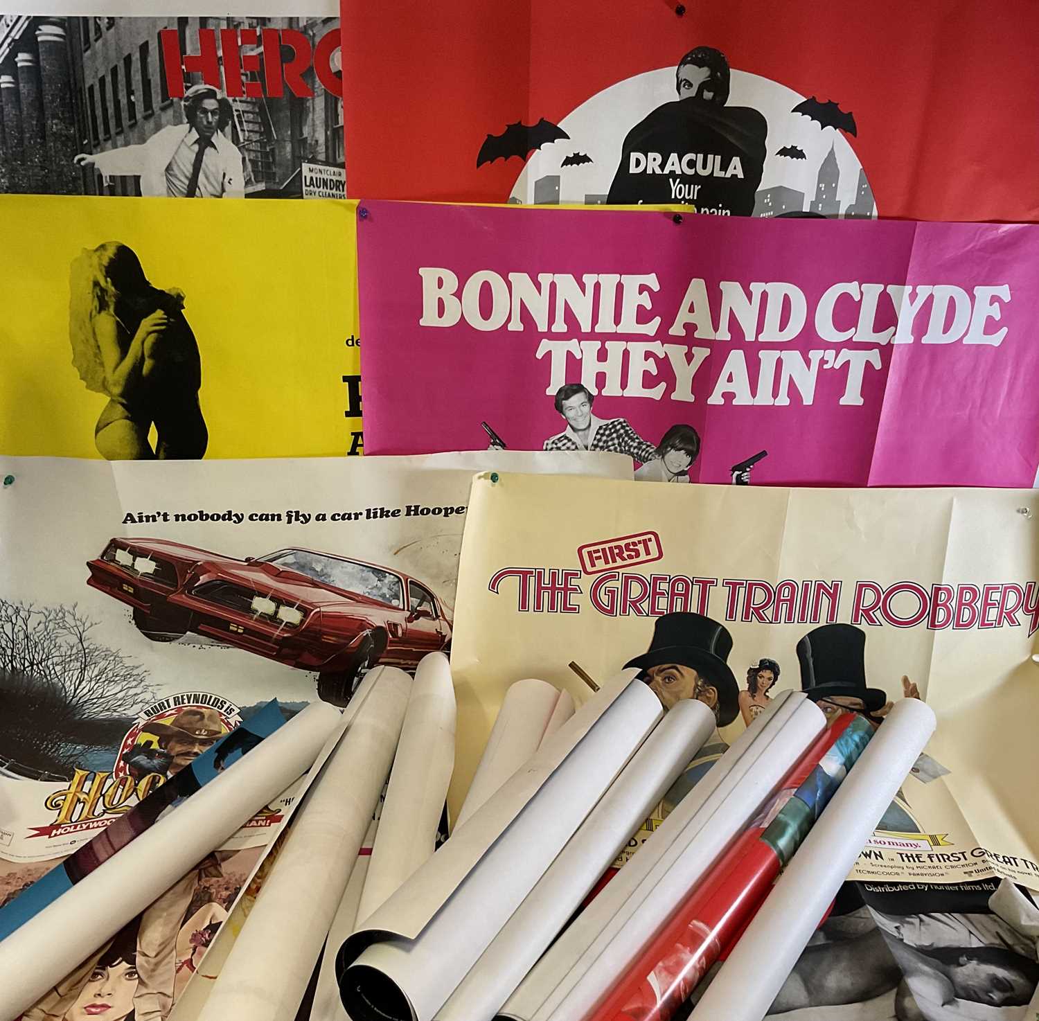 Lot 143 - A selection of UK Quad film posters for