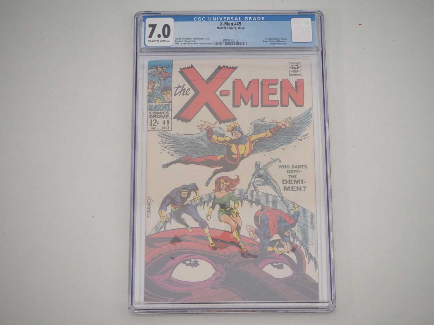Lot 432 - X-MEN #49 (1968 - MARVEL) - GRADED 7.0