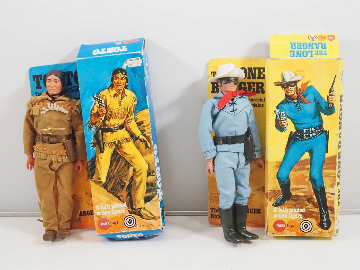 Lot 306 - A group of MARX 'The Lone Ranger Rides Again'