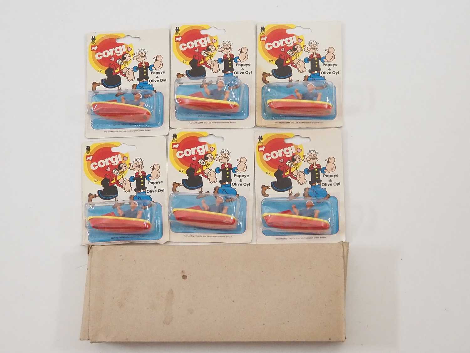 Lot 702 - A CORGI JUNIORS E67 trade pack 'Popeye