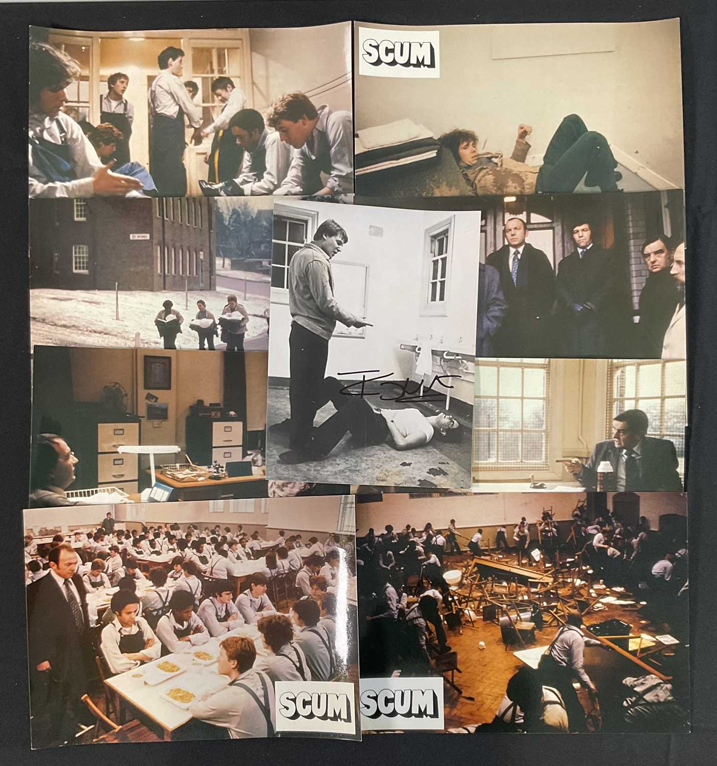 Lot 128 - SCUM (1979) - A film still signed by Ray