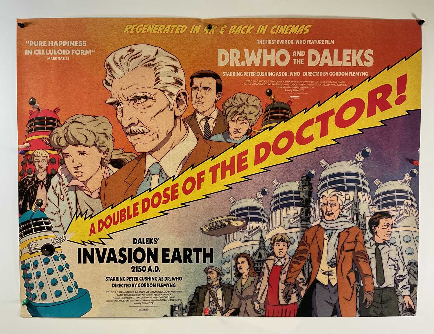 Lot 221 - DR. WHO AND THE DALEKS/DALEKS INVASION EARTH