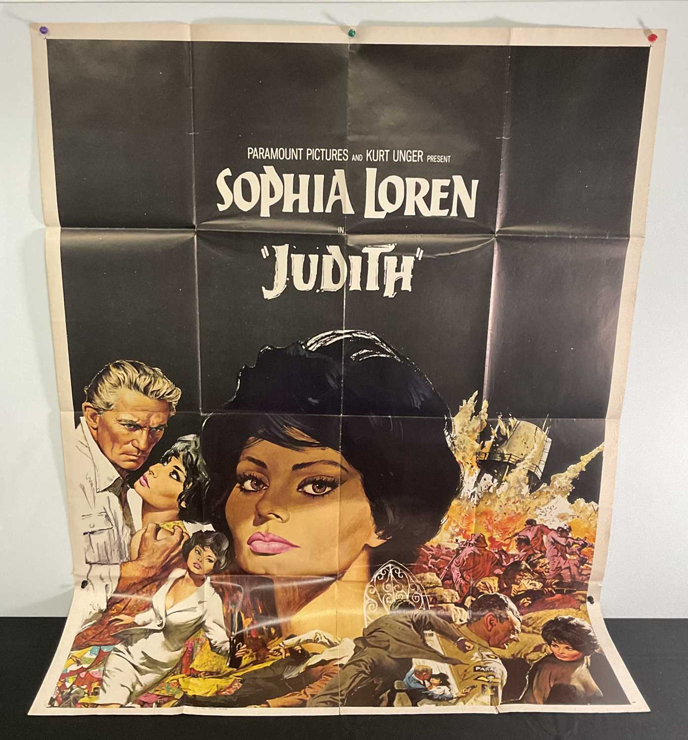 Lot 151 - JUDITH (1966) US 3 sheet featuring beautiful