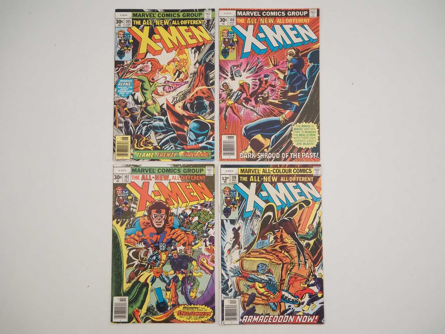 Lot 22 - X-MEN #105, 106, 107, 108 (4 in Lot) - (1977
