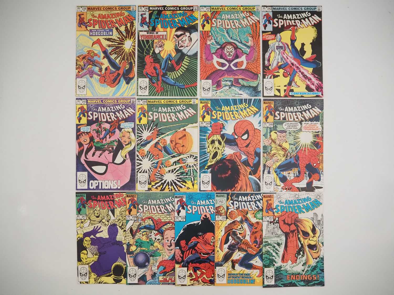 Lot 28 - AMAZING SPIDER-MAN #239, 240, 241, 242, 243,