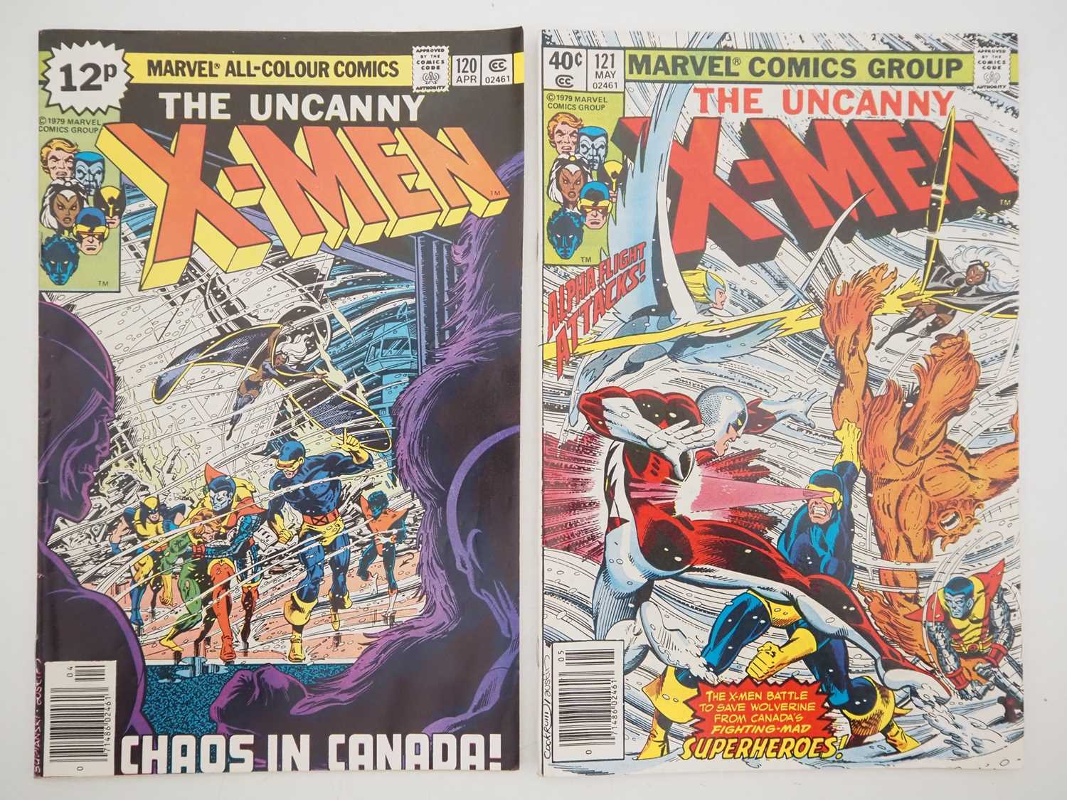 Lot 54 - UNCANNY X-MEN #120 & 121 (2 in Lot) - (1979