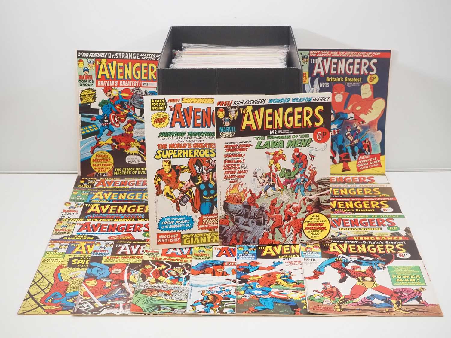 Lot 116 - AVENGERS #1 to 148 (148 in Lot) - (1973/1976