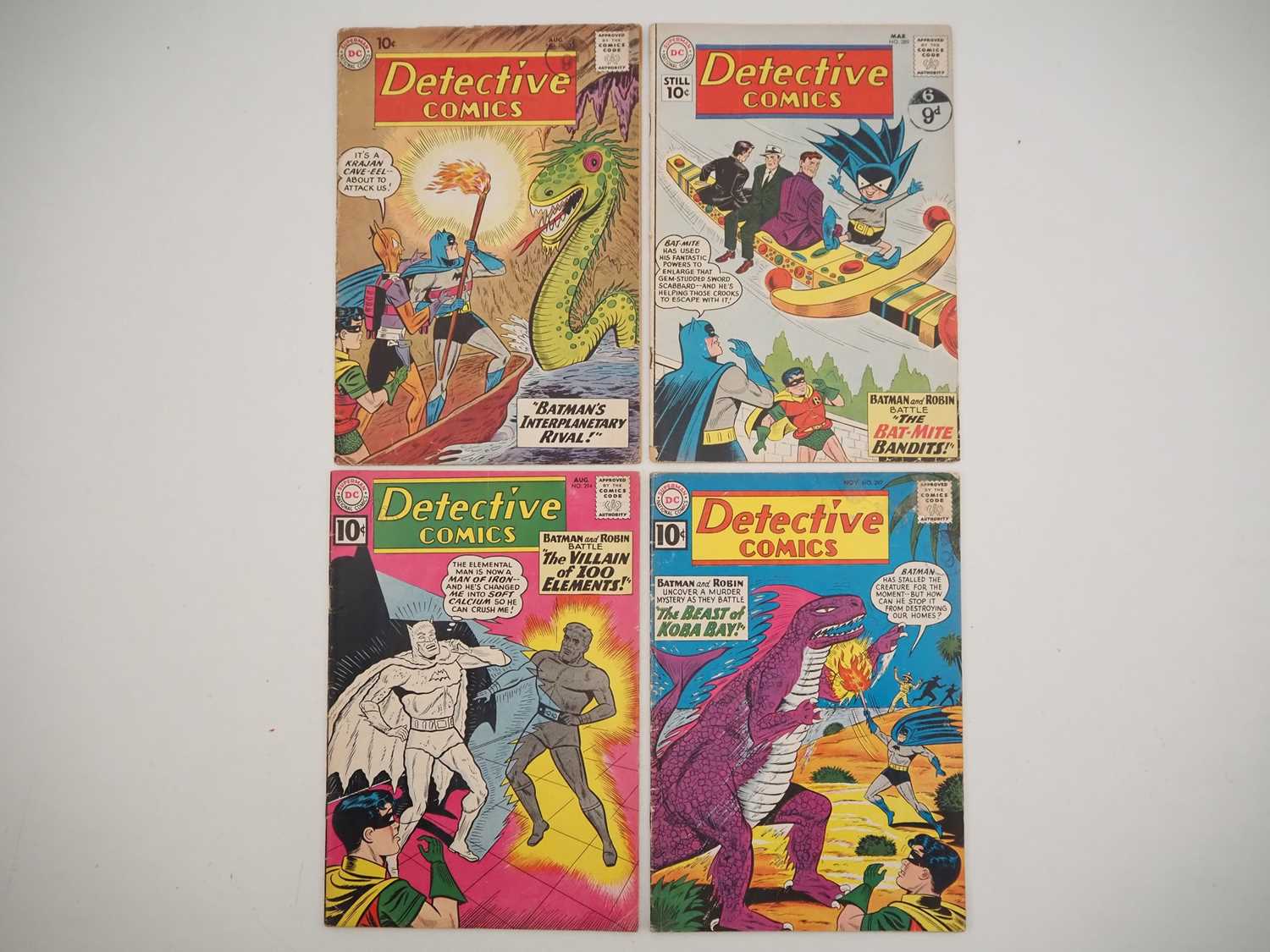Lot 145 - DETECTIVE COMICS #282, 289, 294, 297 (4 in