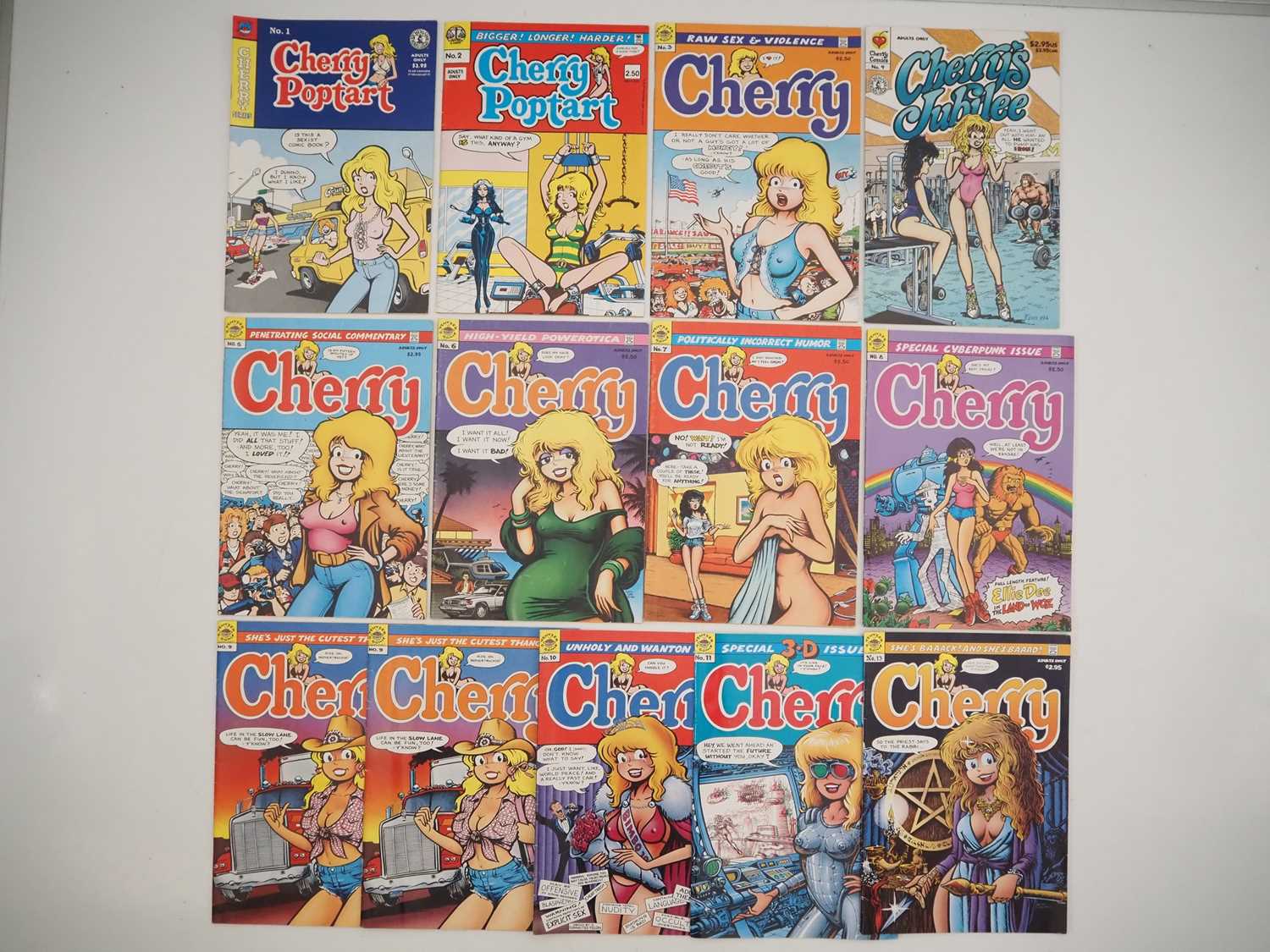 Lot 190 - CHERRY POPTART #1, 2, 3, 4, 5, 6, 7, 8,