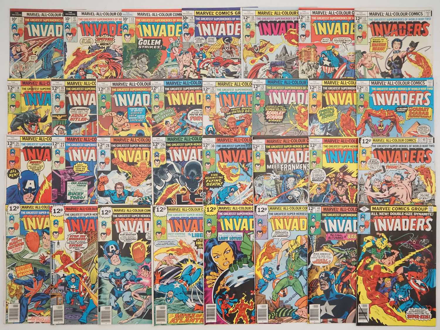 Lot 253 - INVADERS #11 to 41 (31 in Lot) - (1976/1979