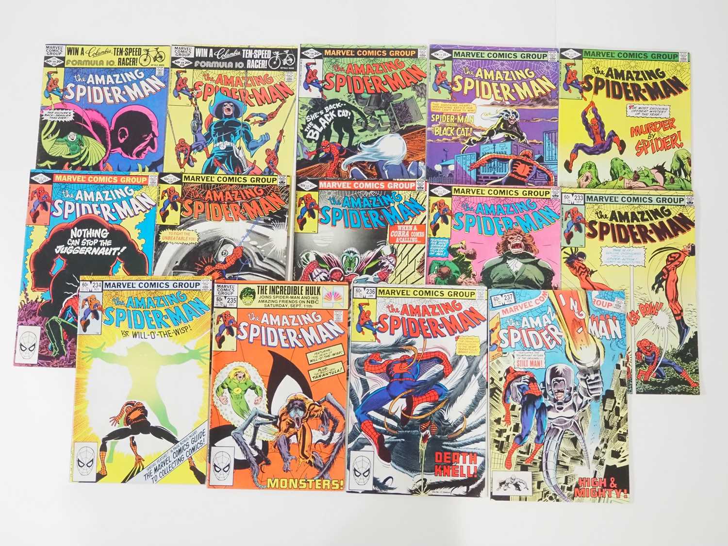 Lot 319 - AMAZING SPIDER-MAN #224, 225, 226, 227, 228,