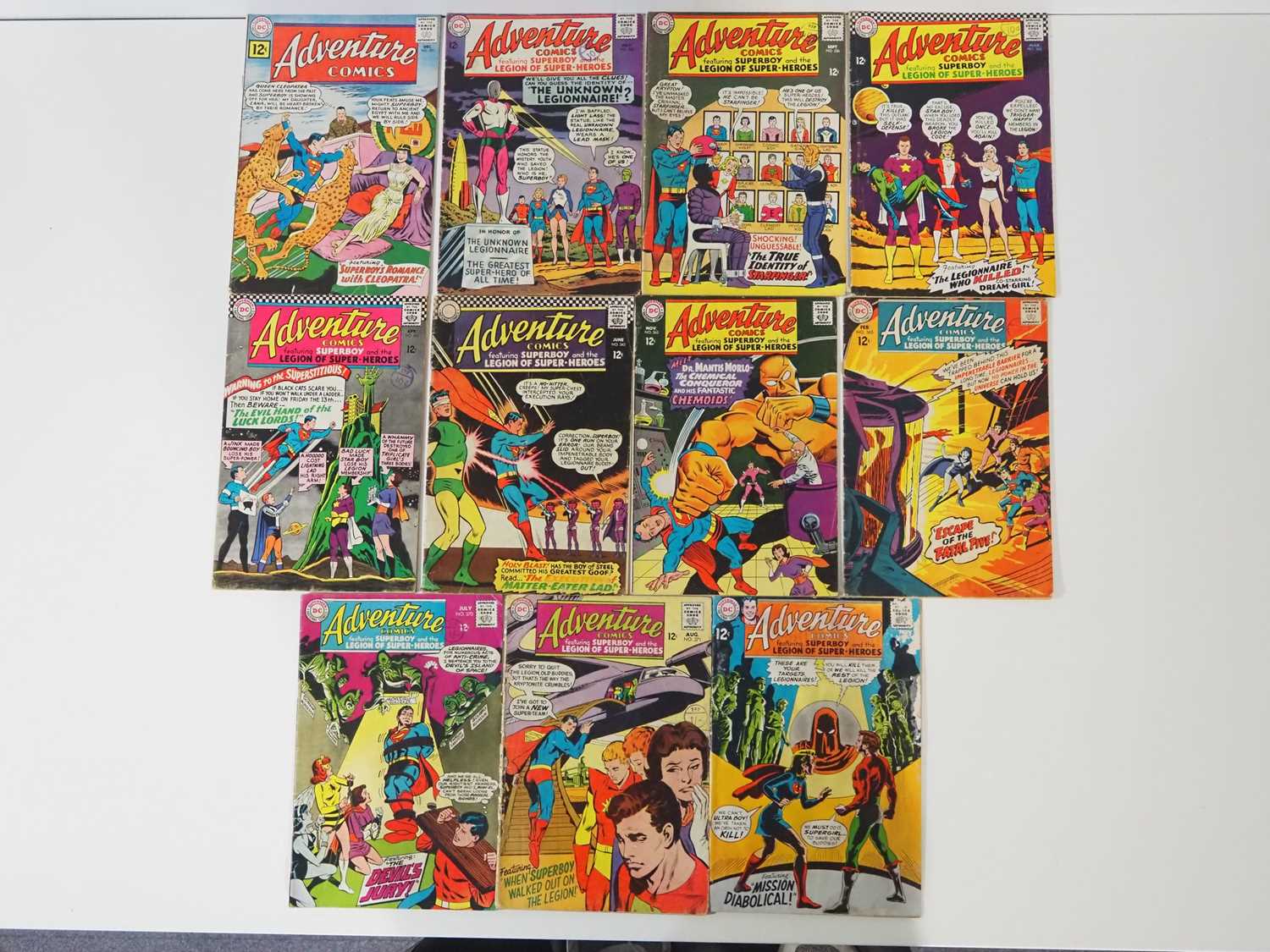Lot 387 - ADVENTURE COMICS #291, 334, 336, 342, 343,