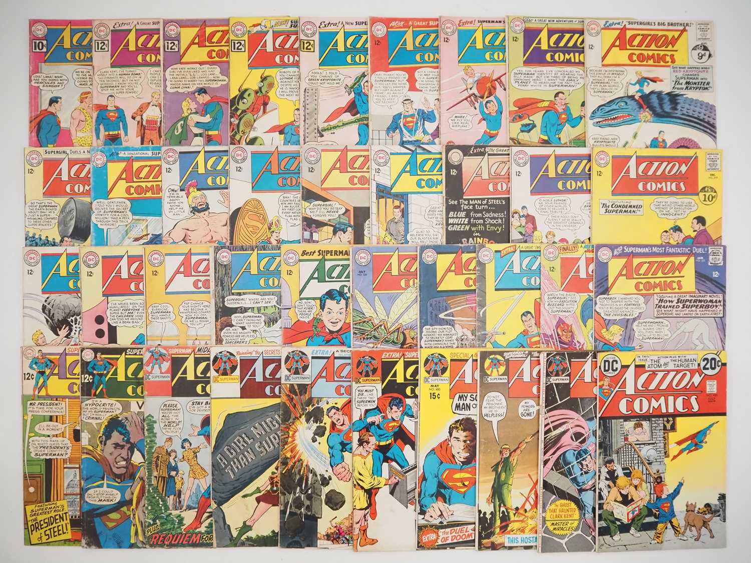 Lot 432 - ACTION COMICS #279, 288, 289, 292, 295, 297,