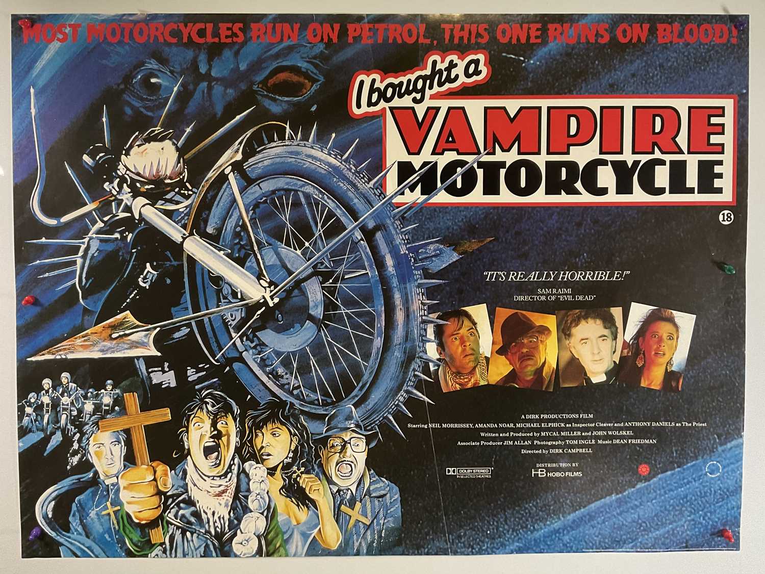 Lot 260 - I BOUGHT A VAMPIRE MOTORCYCLE (1990) UK Quad
