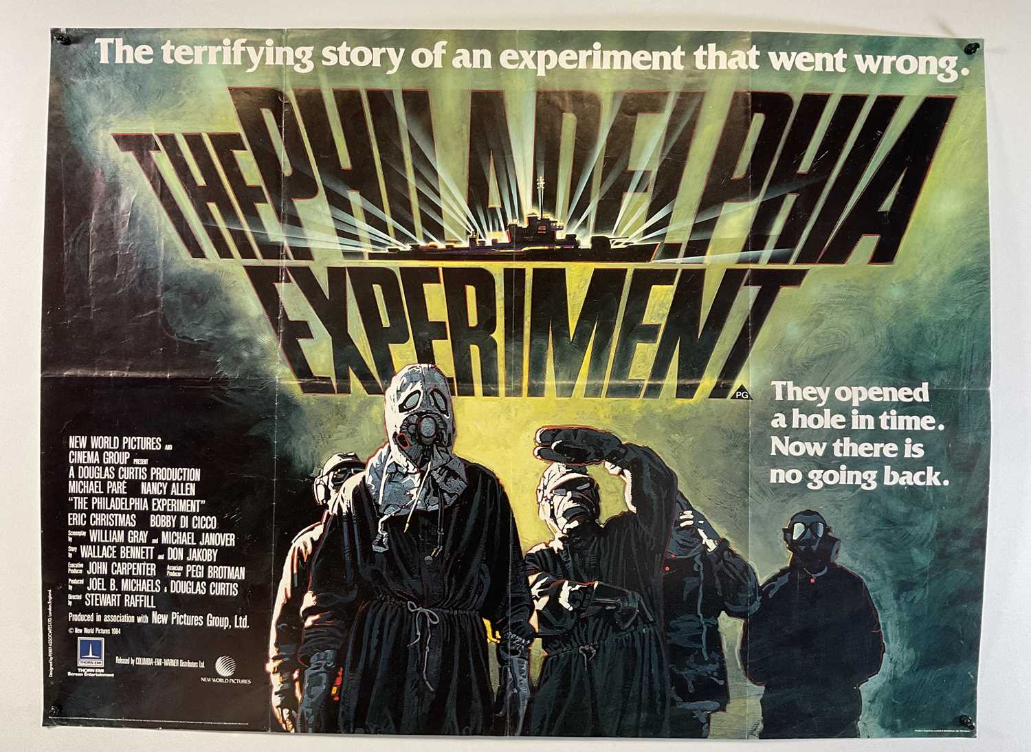 Lot 231 - THE PHILADELPHIA EXPERIMENT (1984) UK Quad