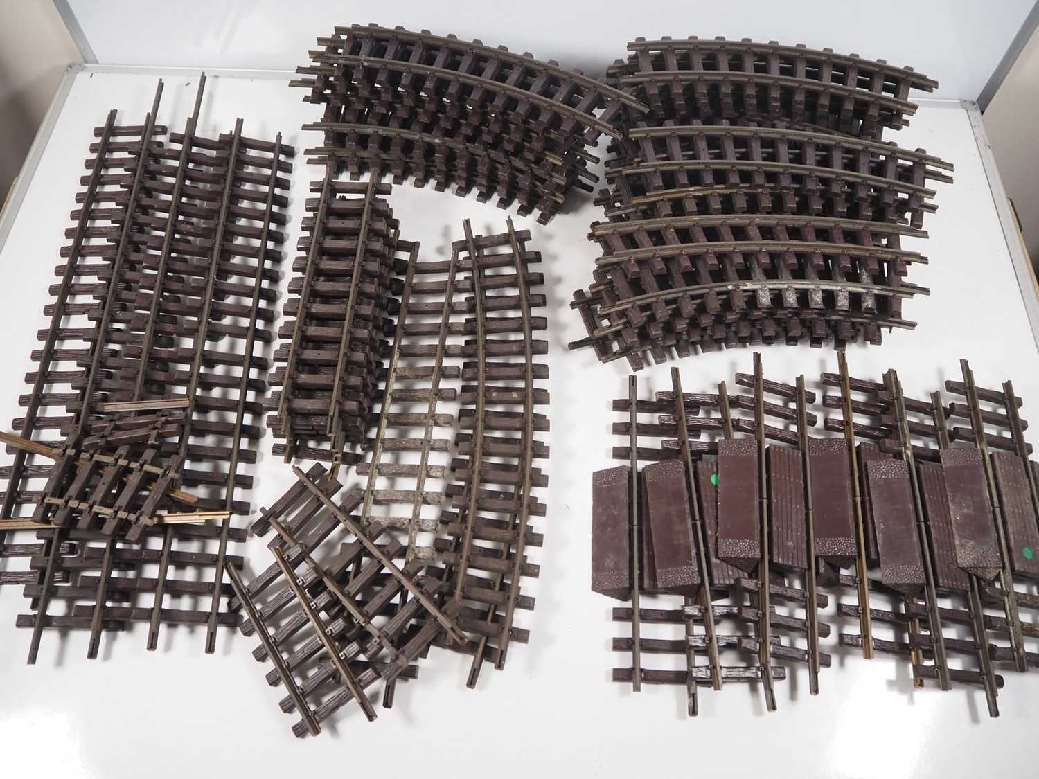 Lot 84 - A large quantity of LGB G scale brass track
