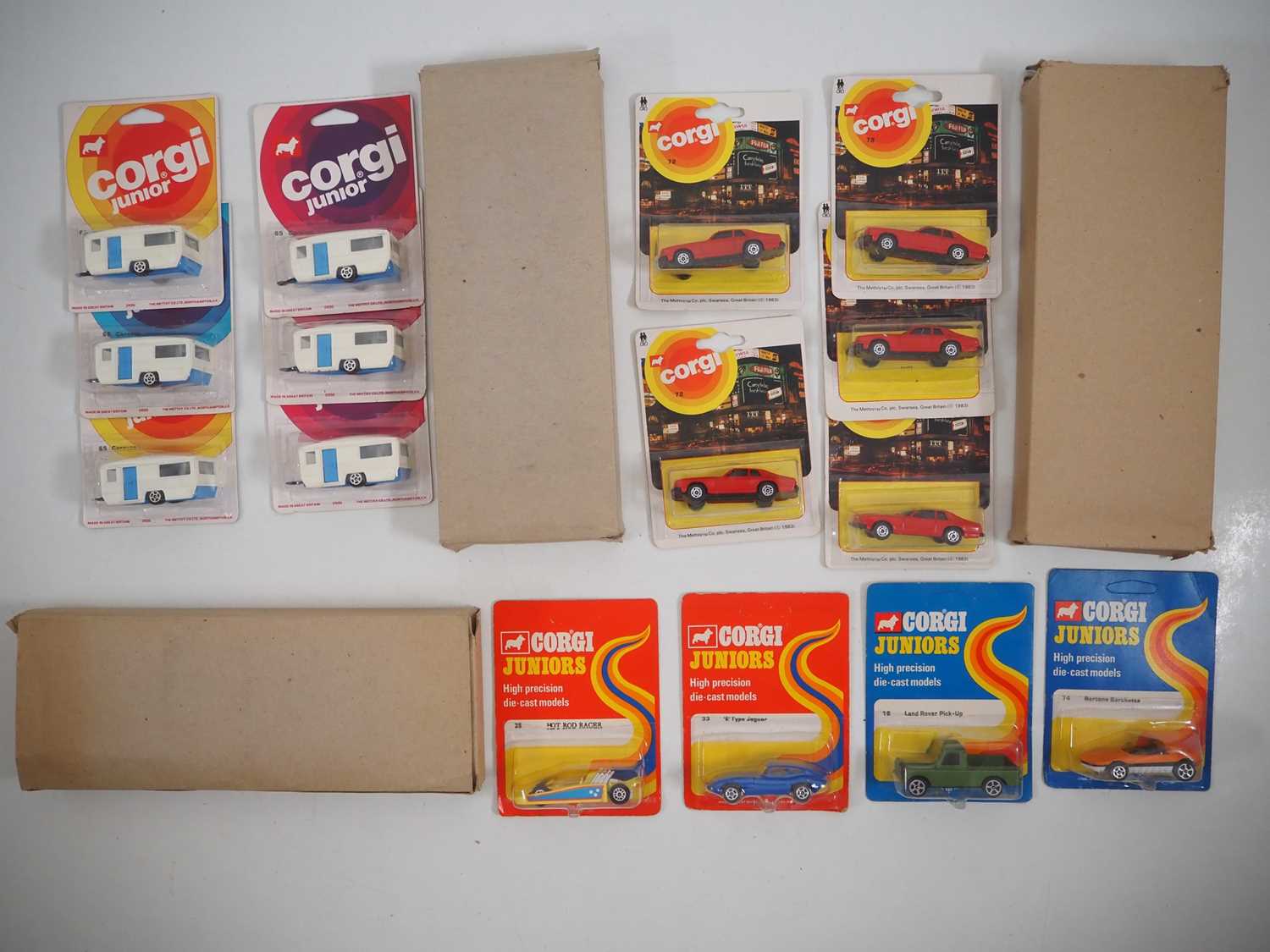 Lot 178 - A group of CORGI JUNIORS trade boxes