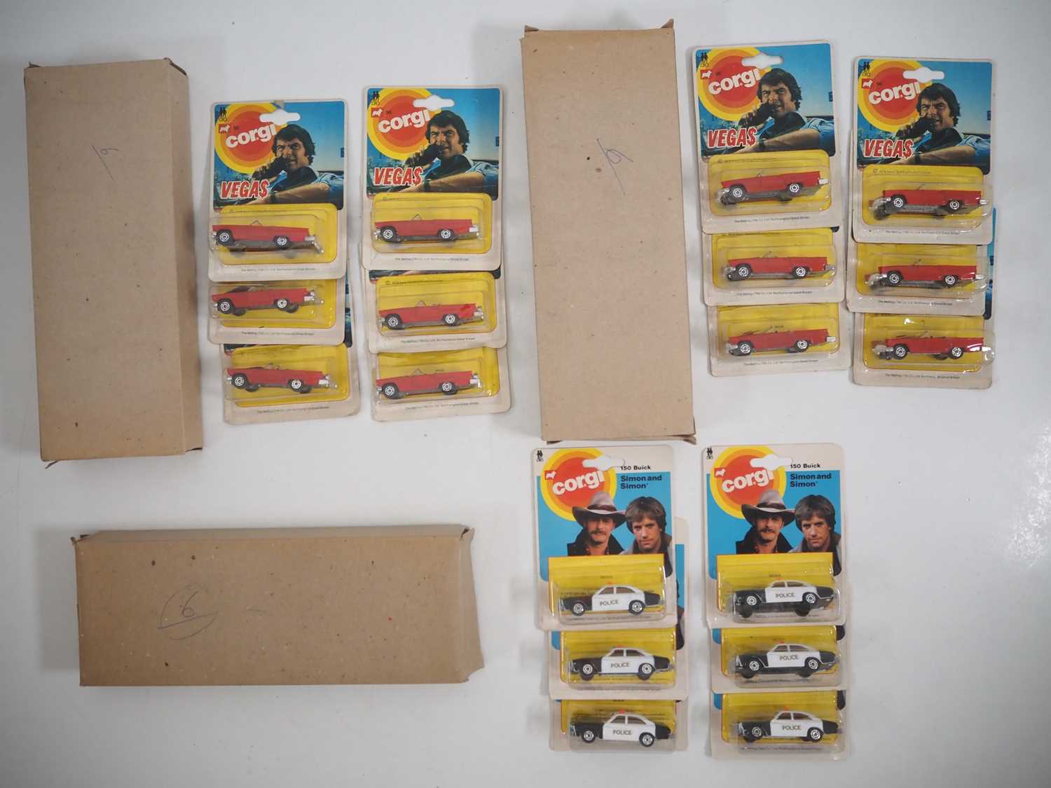 Lot 179 - A group of CORGI JUNIORS trade boxes, all