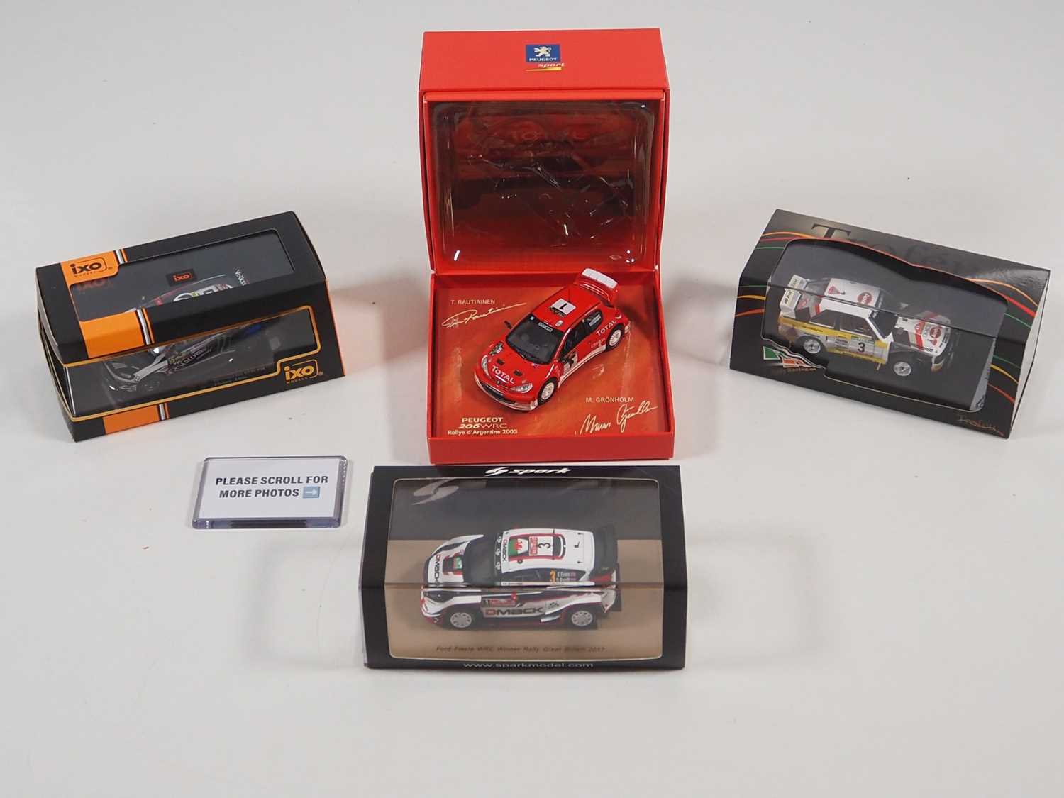 Lot 329 - A group of 1:43 scale Rally cars by SPARK,