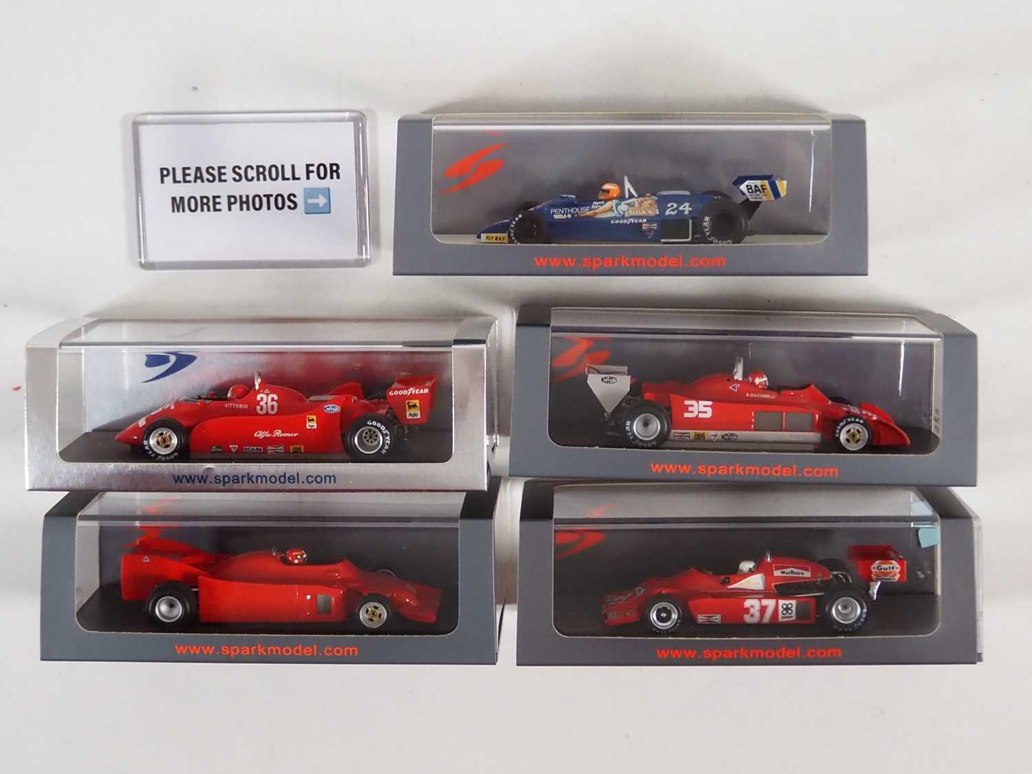 Lot 353 - A group of SPARK 1:43 scale Formula 1 cars,