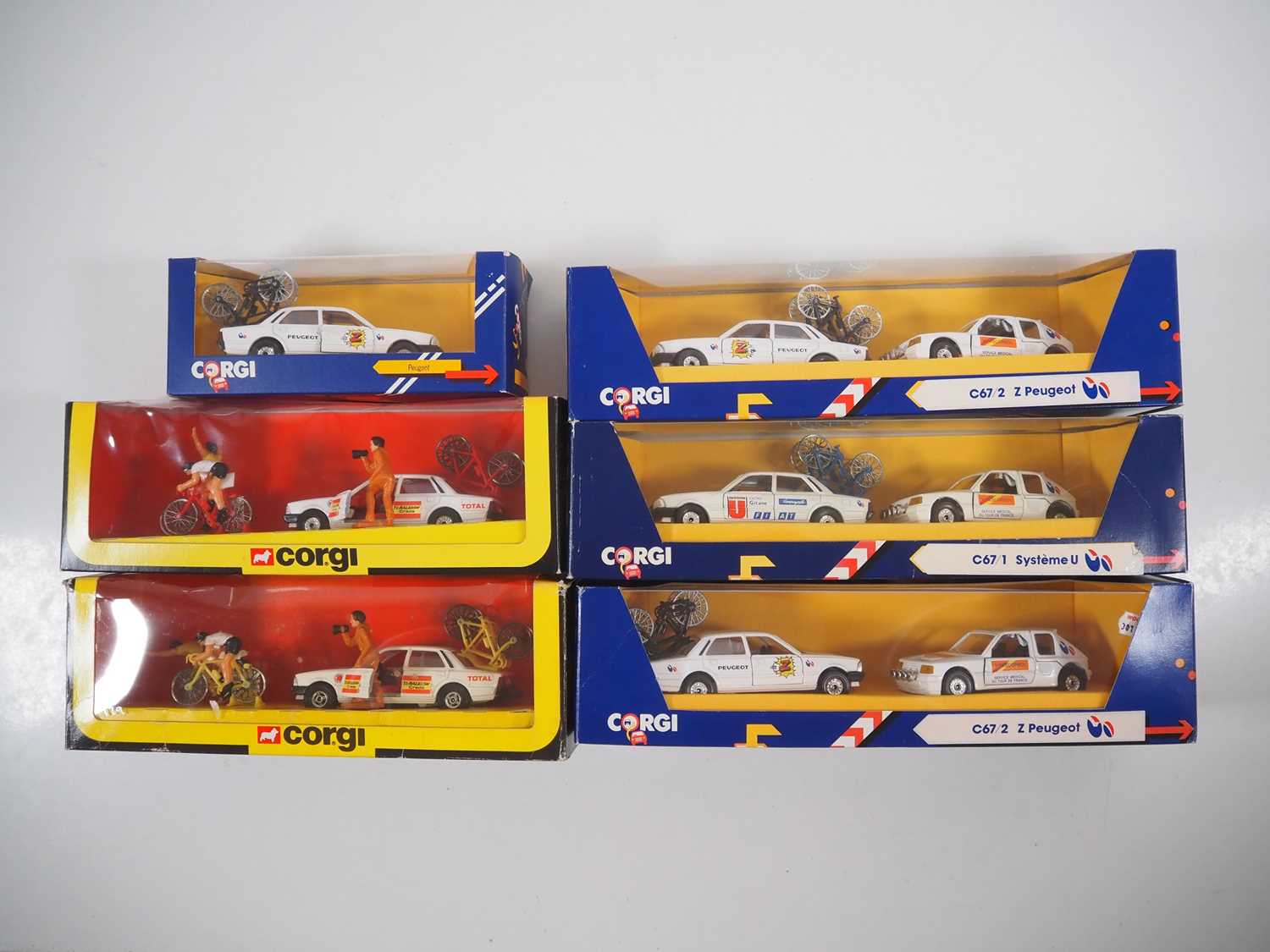 Lot 491 - A group of CORGI 'Tour de France' related