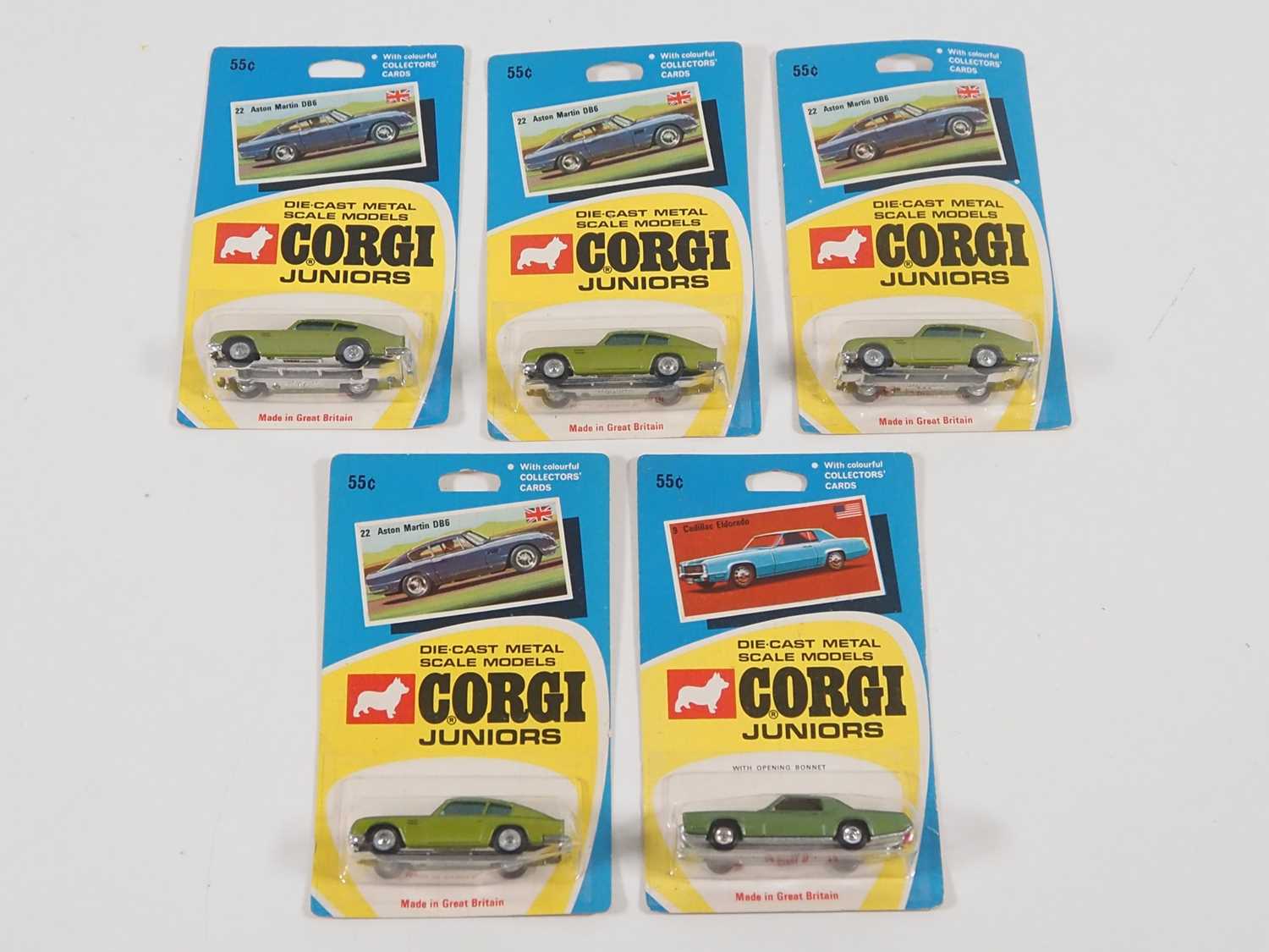 Lot 593 - A group of CORGI JUNIORS USA issue (55 cents